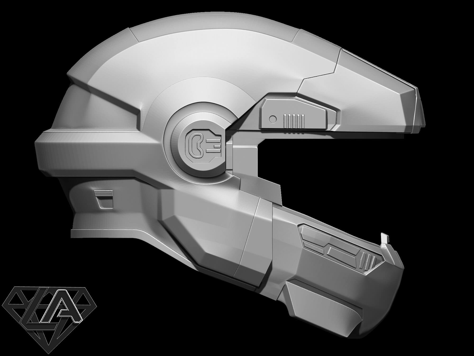 Halo Grenadier Helmet - 3D Model by LAfactorystore