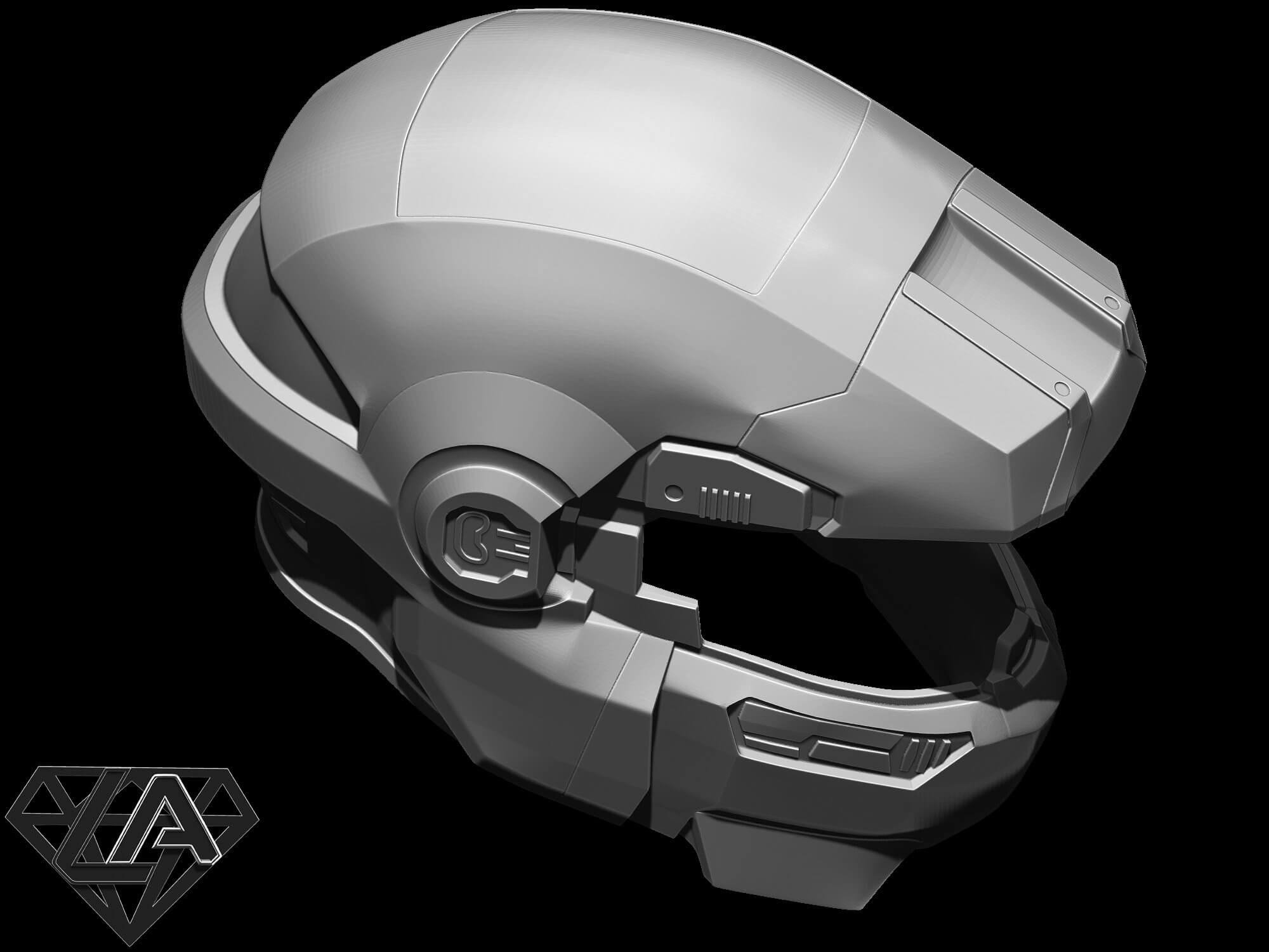 Halo Grenadier Helmet - 3D Model by LAfactorystore