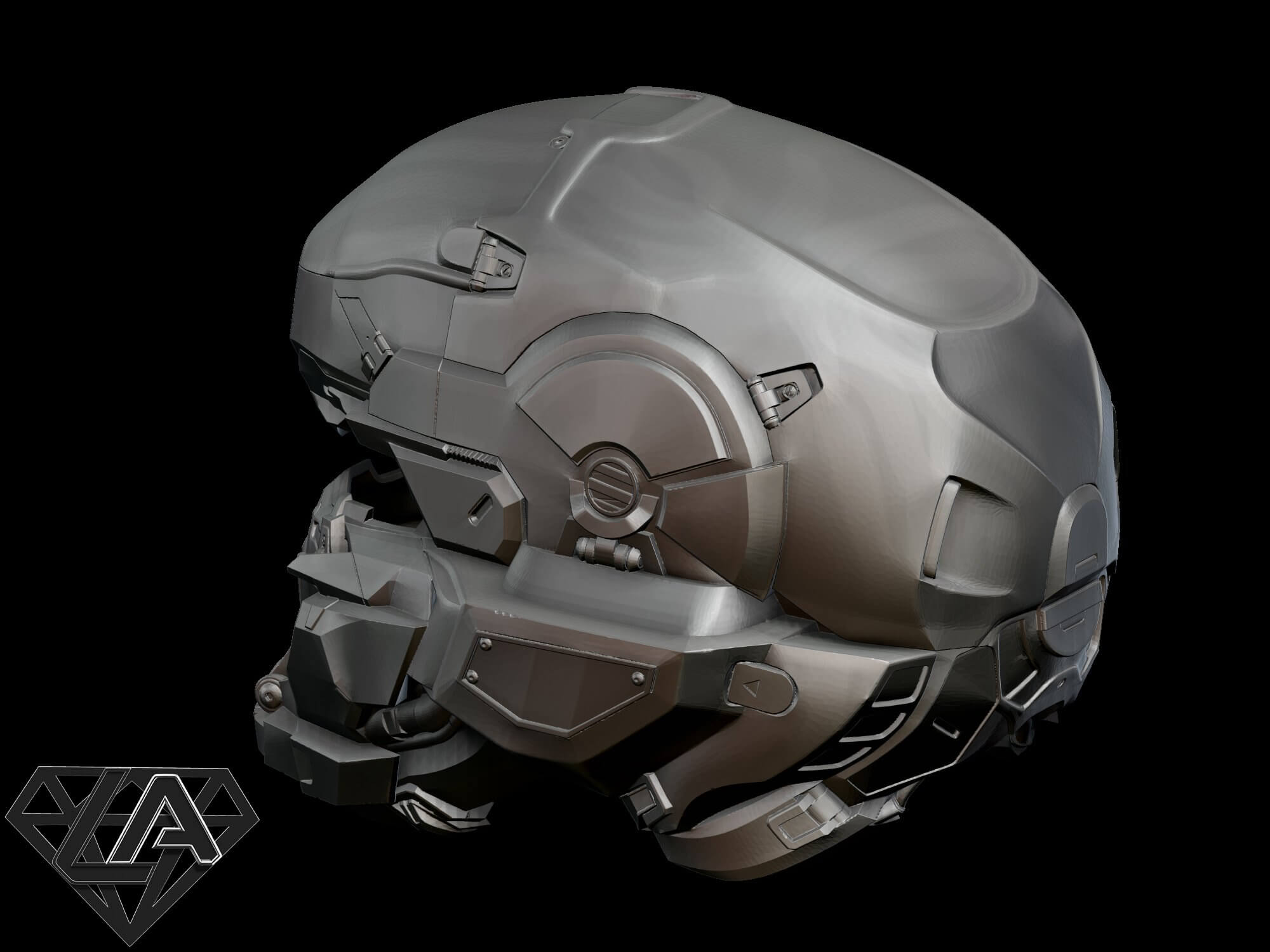 Halo Locus Helmet - 3D Model by LAfactorystore