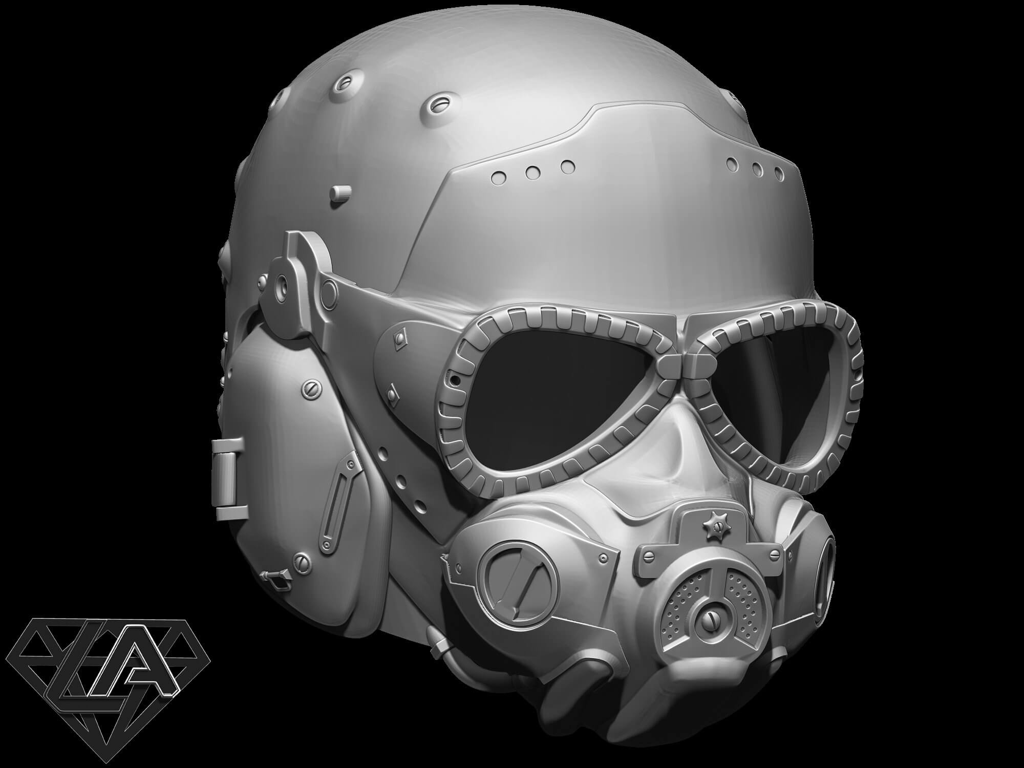 Metro Exodus Sparta Sam Helmet - 3D Model by LAfactorystore