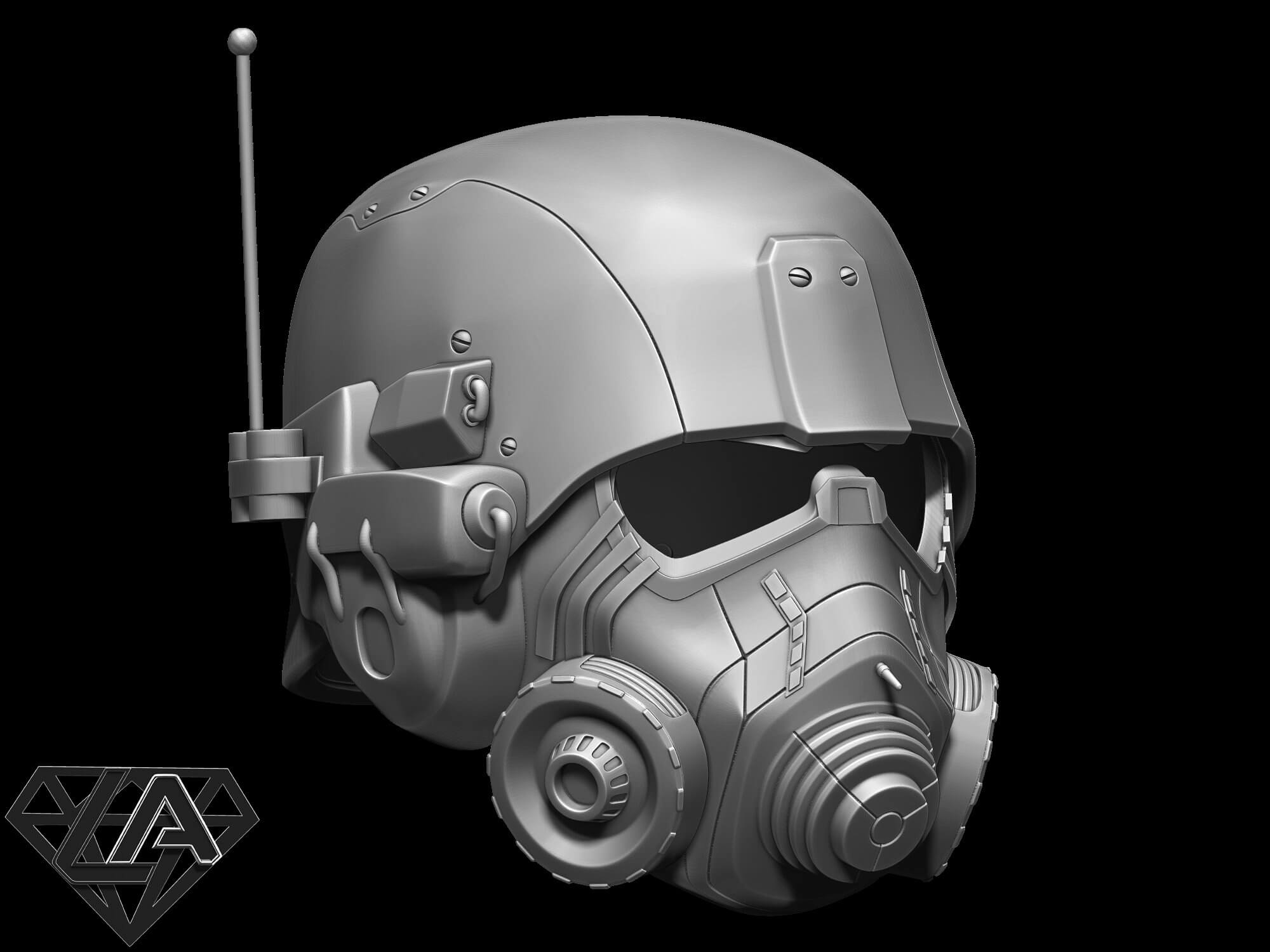 NCR New Vegas Helmet - 3D Model by LAfactorystore