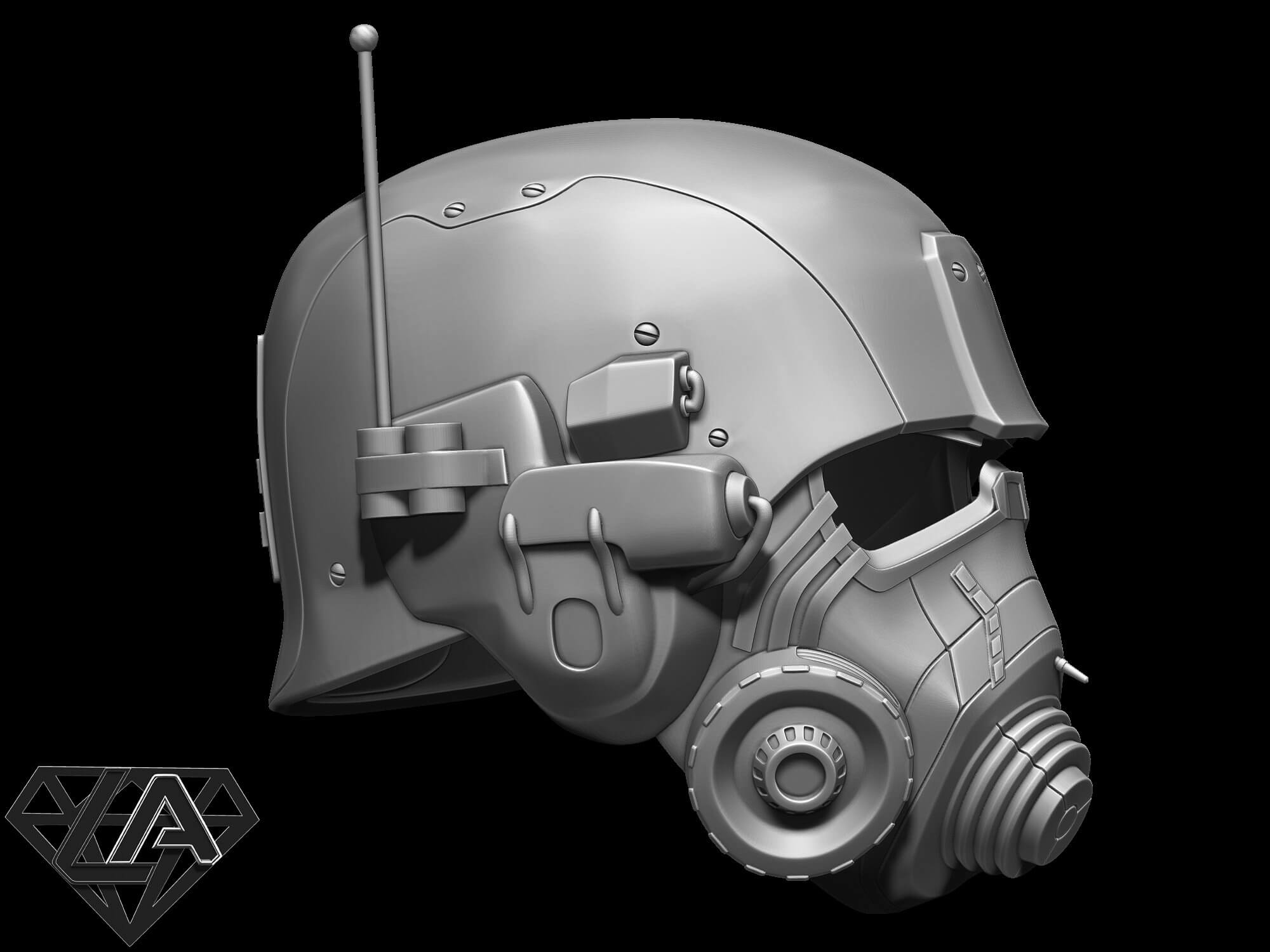 NCR New Vegas Helmet - 3D Model by LAfactorystore