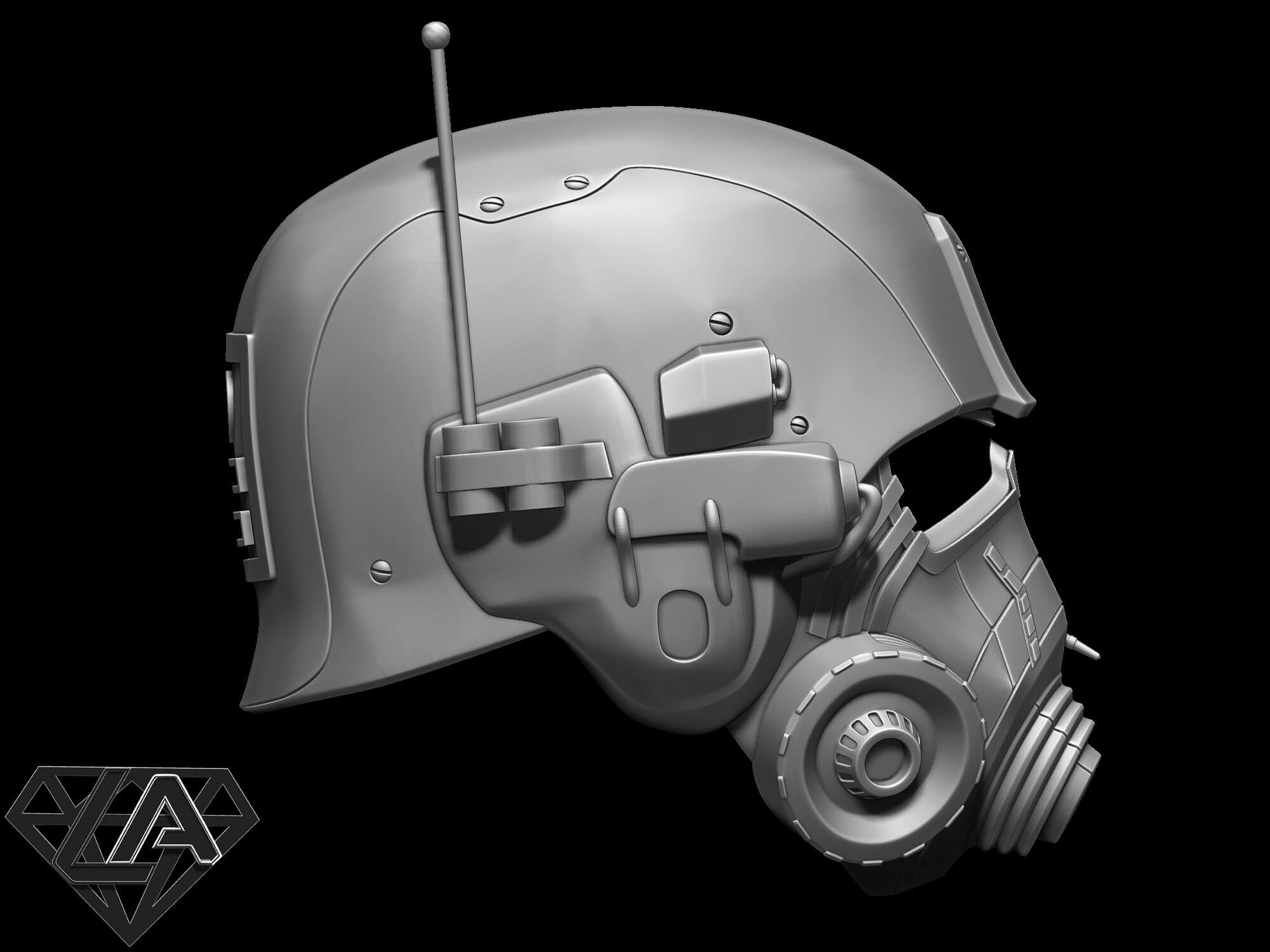 NCR New Vegas Helmet - 3D Model by LAfactorystore