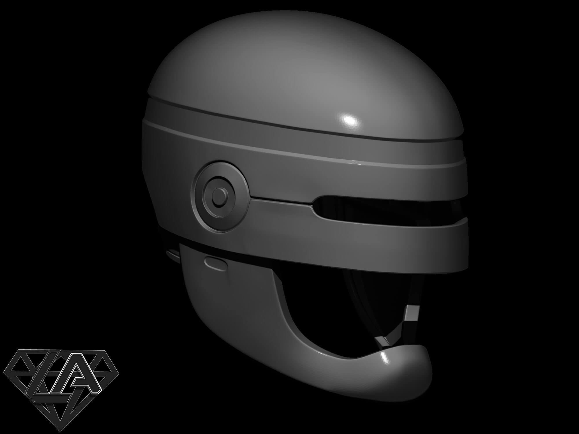 RoboCop Helmet - 3D Model by LAfactorystore