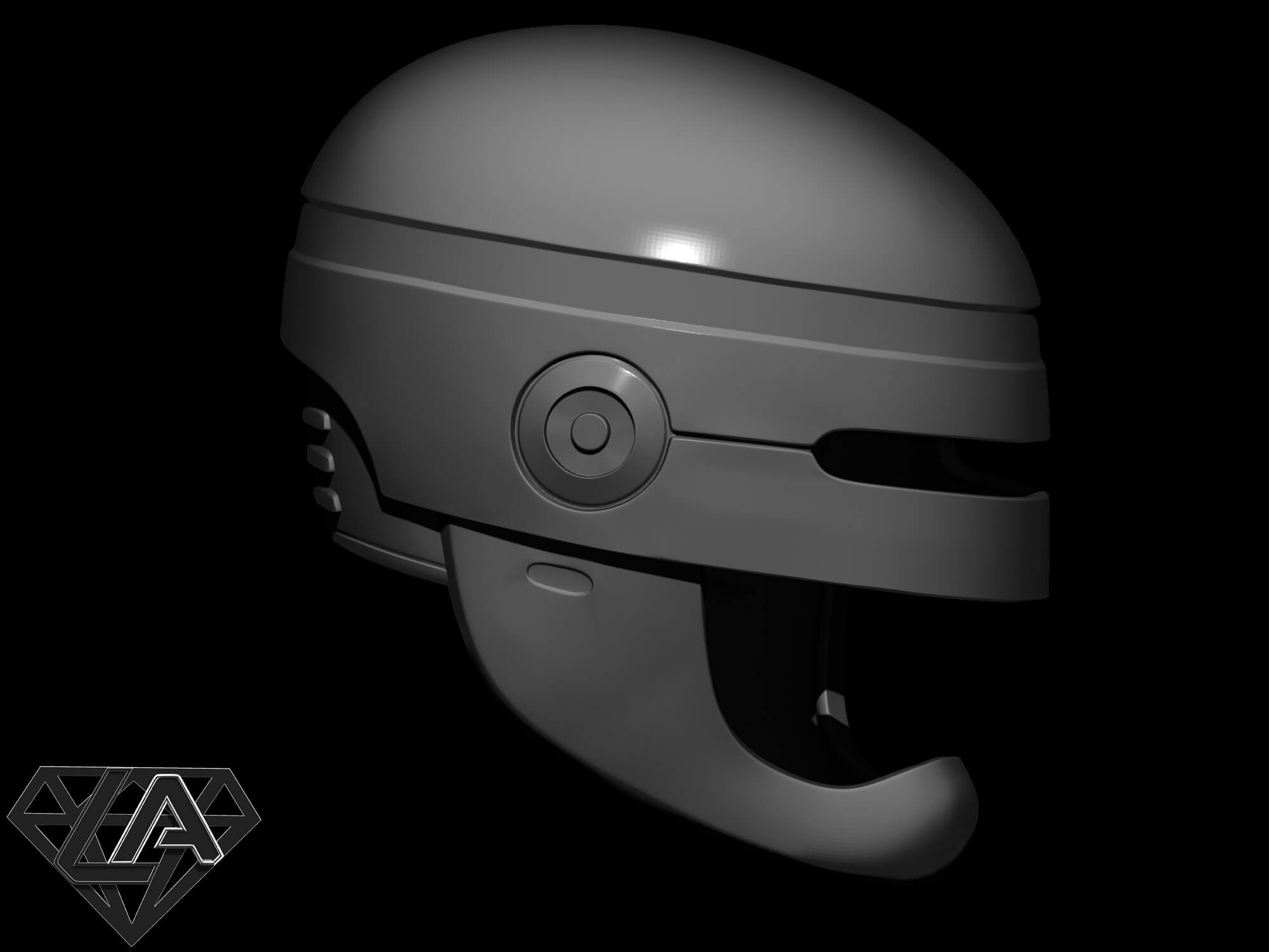 RoboCop Helmet - 3D Model by LAfactorystore