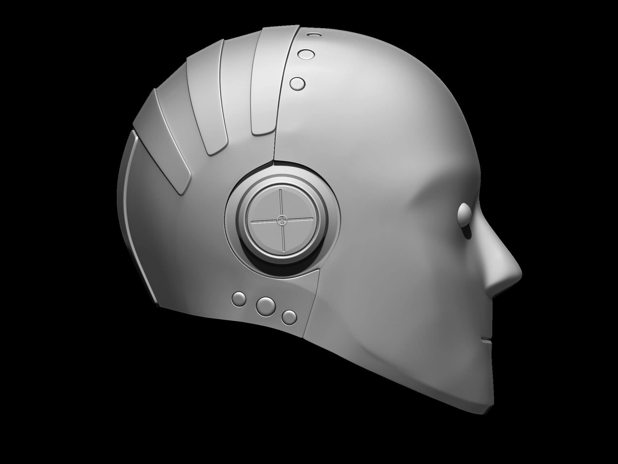 Robot Crash Dummy Helmet 2 - 3D Print Model by LAfactorystore