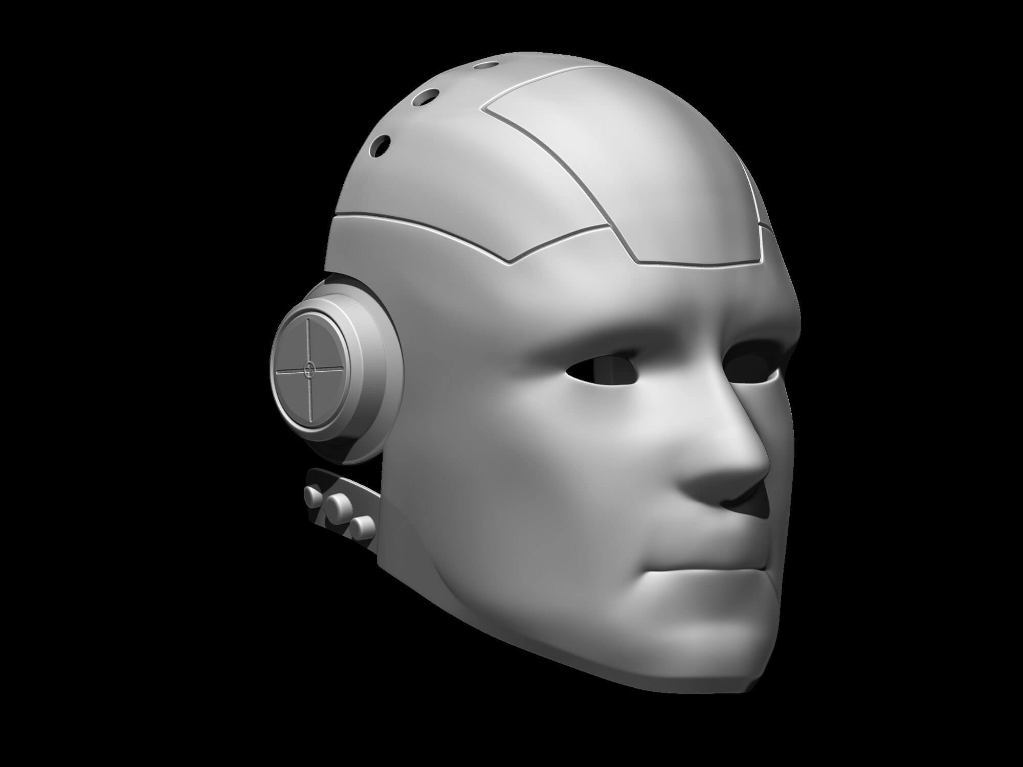 Robot Crash Dummy Helmet - 3D Model by LAfactorystore