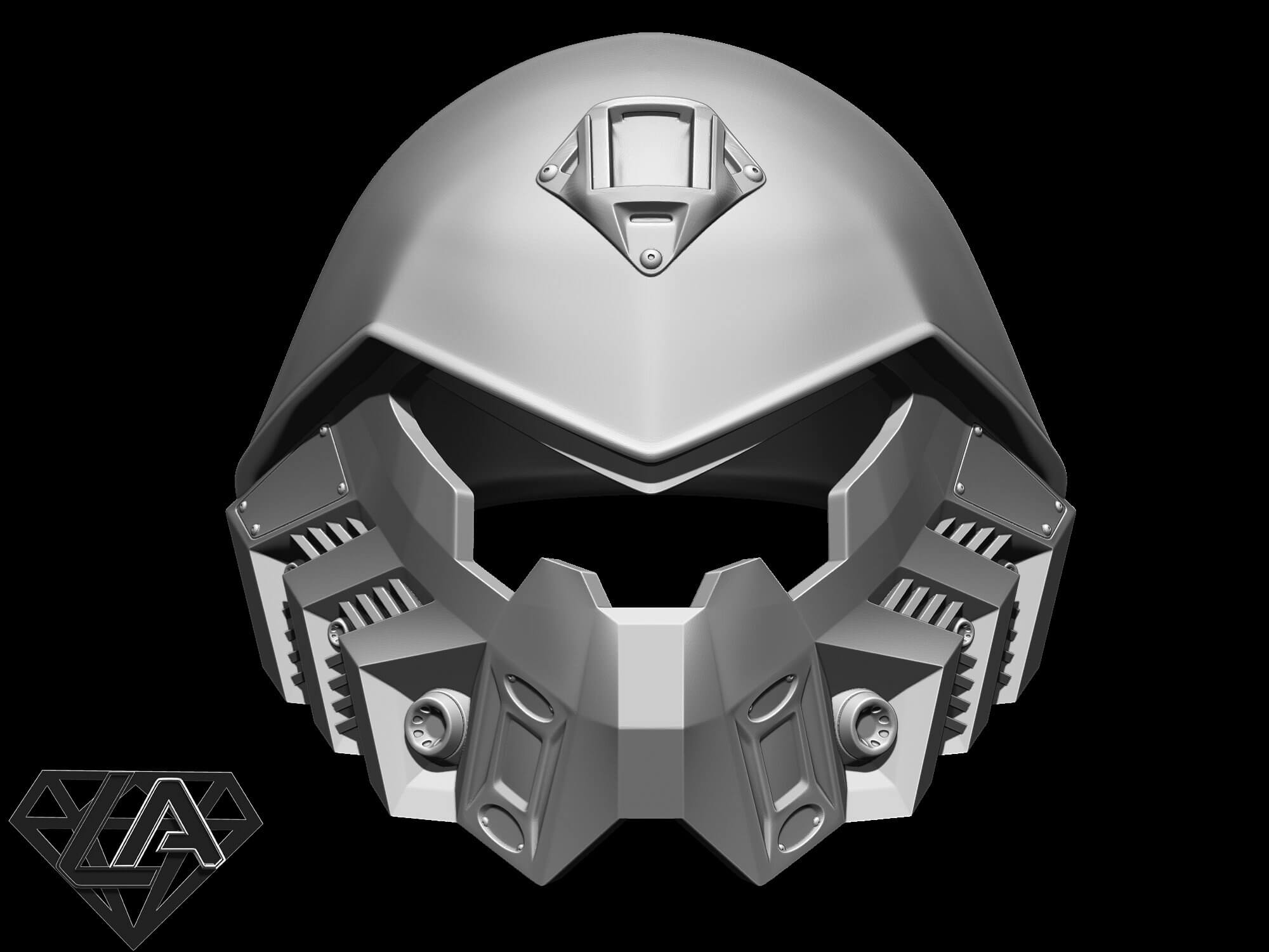 Sci-Fi Tactic Roach Custom Helmet 3D Model by LAfactorystore