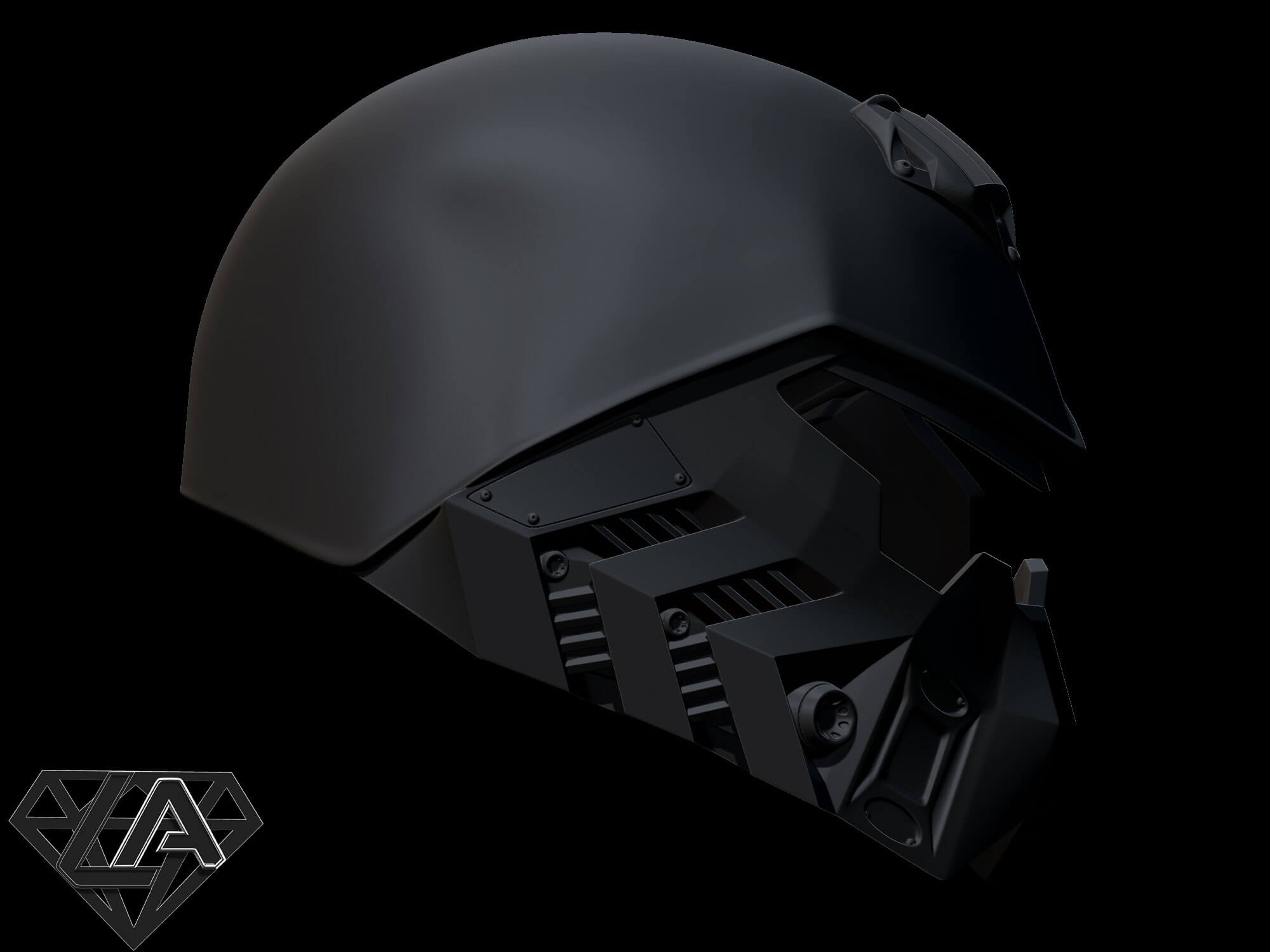 Sci Fi Tactic Roach Custom Helmet 3d Model By Lafactorystore