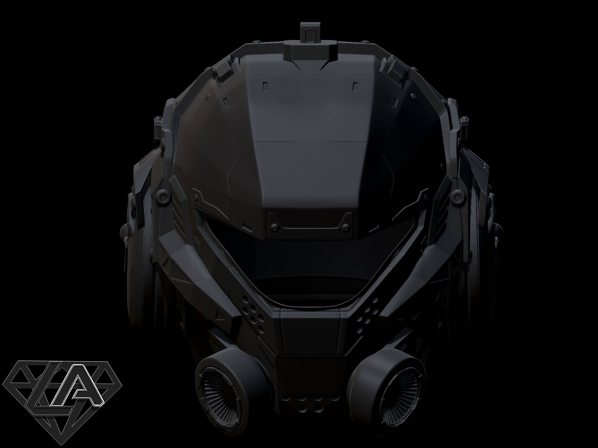 TitanFall 2 Sci Fi Helmet - 3D Model by LAfactorystore