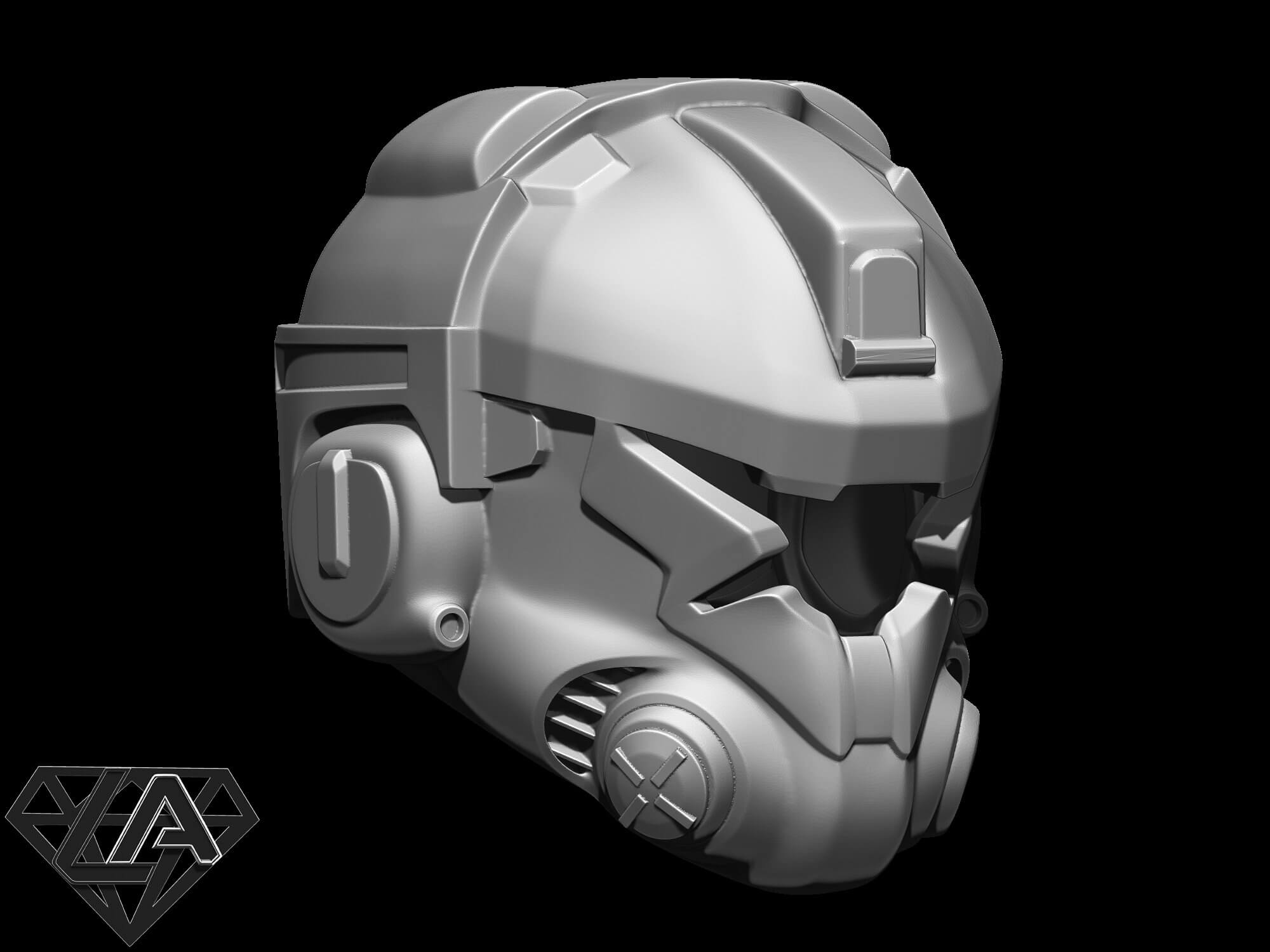 Titanfall Pilot Helmet - 3D Model by LAfactorystore