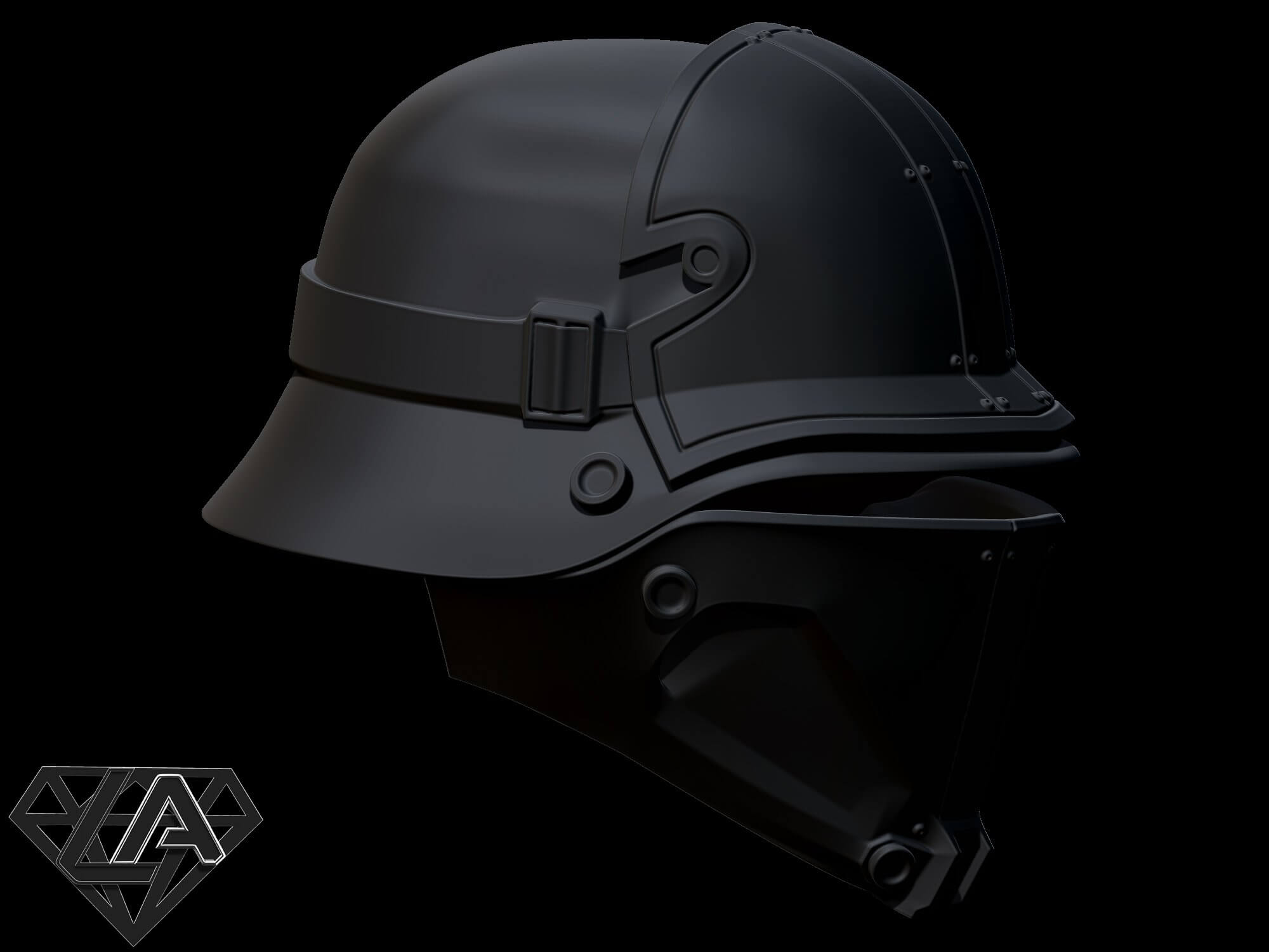 Wolfenstein Kommando Helmet - 3D Model by LAfactorystore