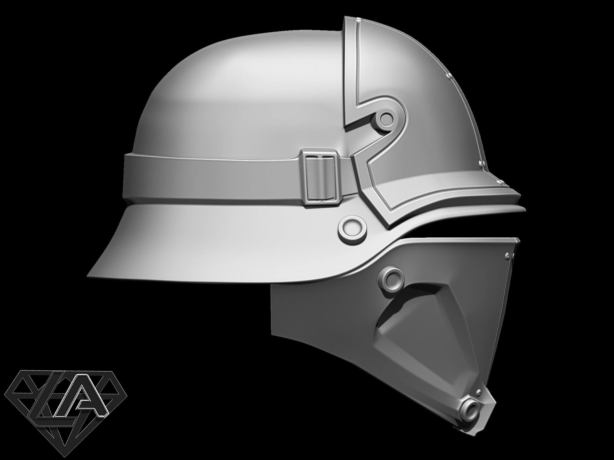 Wolfenstein Kommando Helmet - 3D Model by LAfactorystore