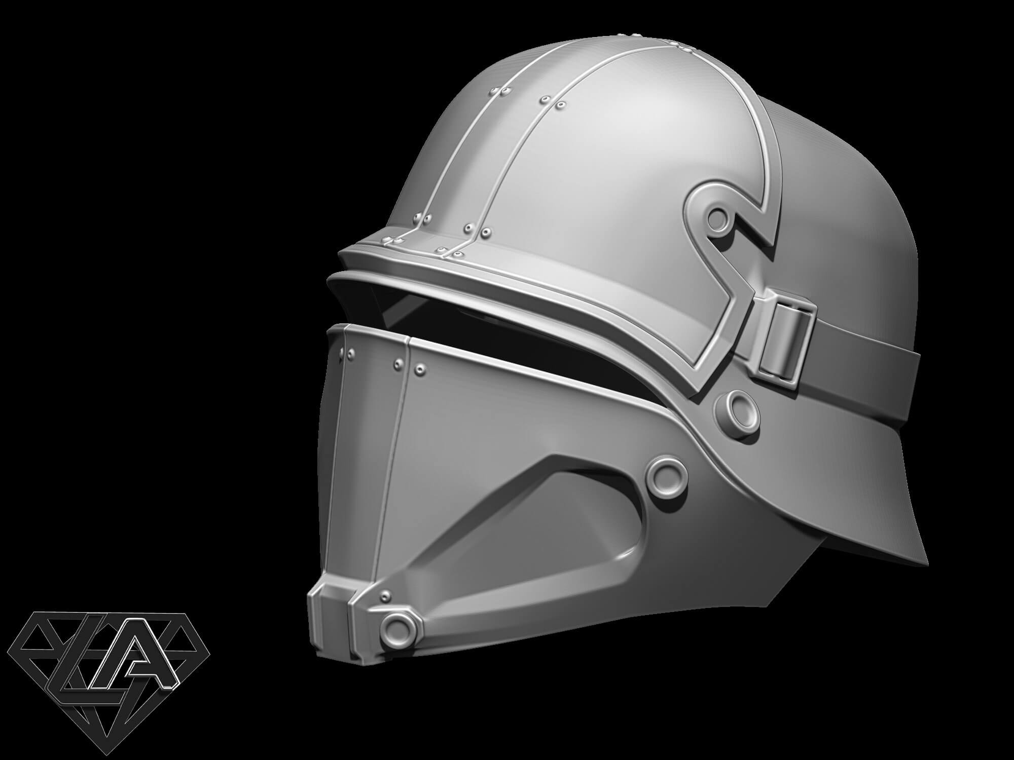 Wolfenstein Kommando Helmet - 3D Model by LAfactorystore