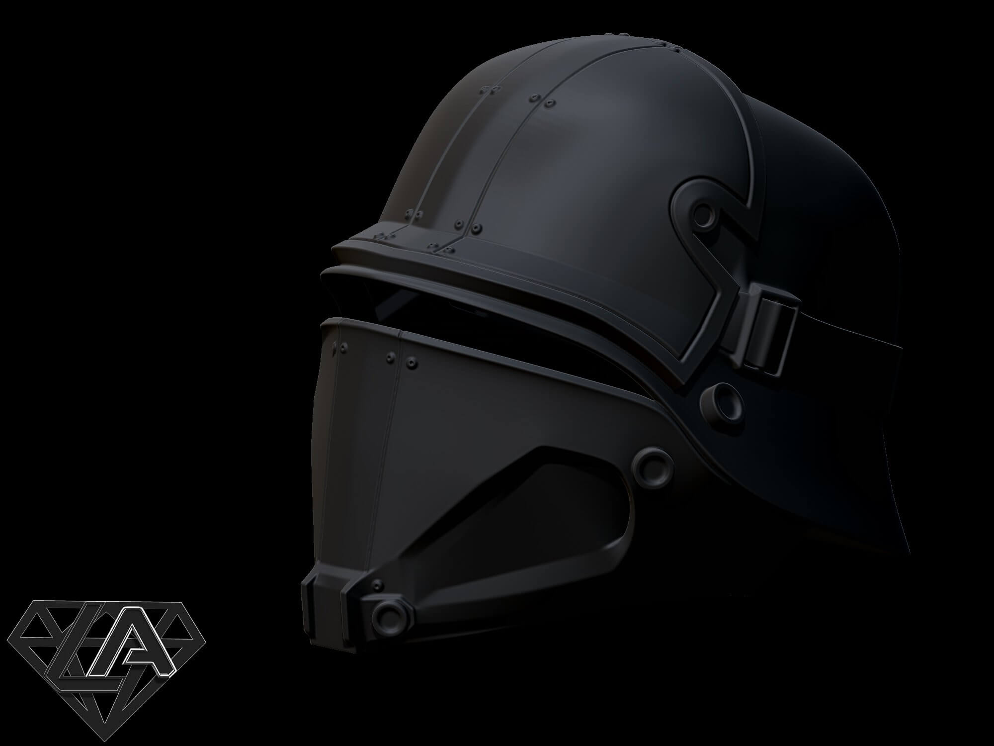 Wolfenstein Kommando Helmet - 3D Model by LAfactorystore