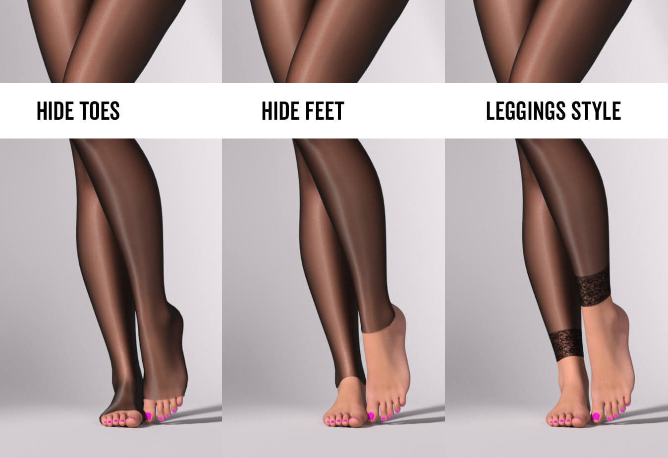 Lali's Suspender Pantyhose for Genesis 9 - Daz Content by Lali-K