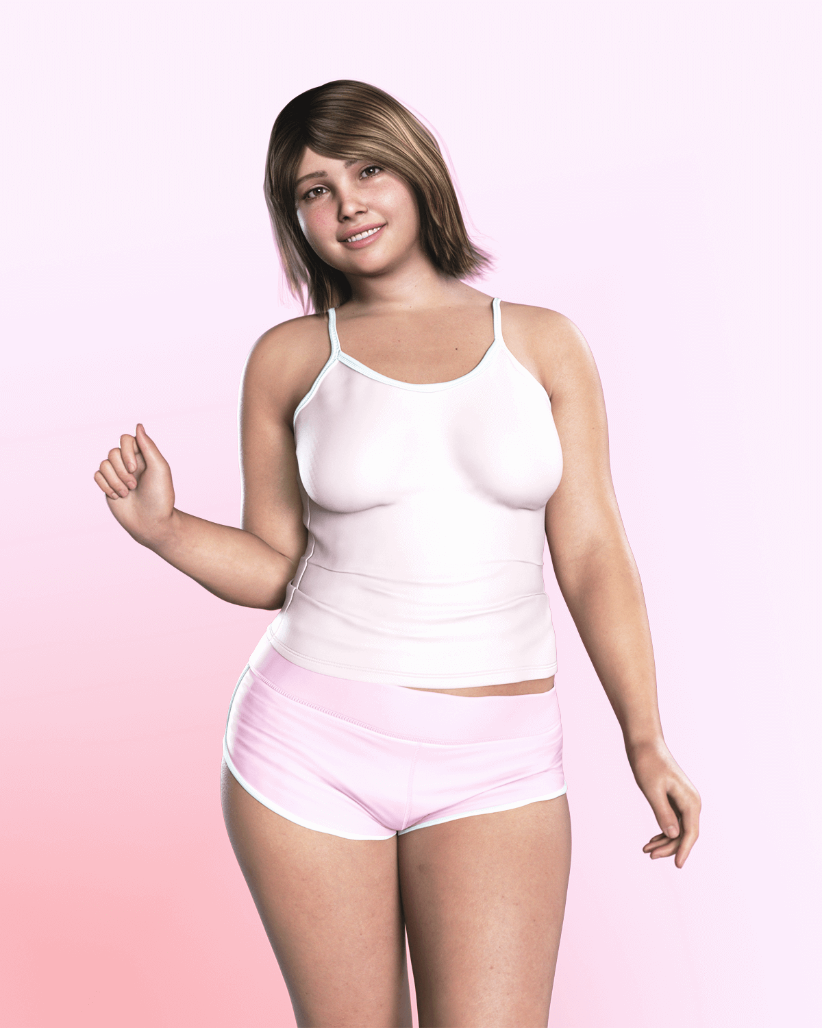 Denise 3D Render, Digital Art by LambdaX