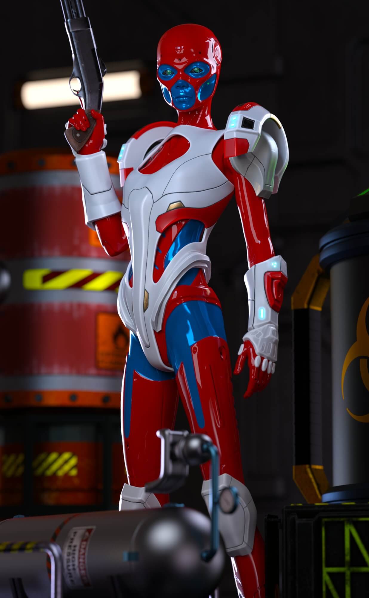 Storekeeper 3D Render, Digital Art by Lamst