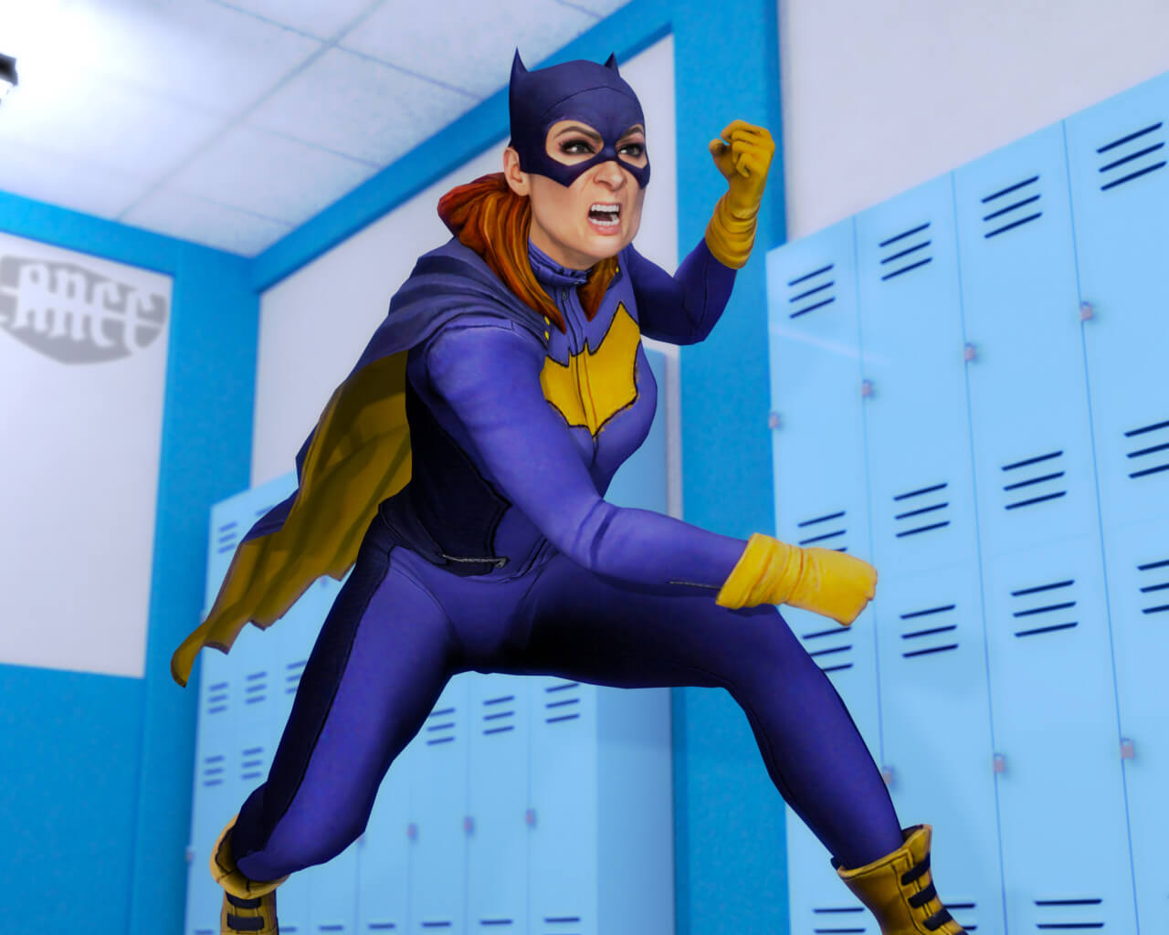 Becky Lynch Batgirl 3D Desktop HD Wallpaper