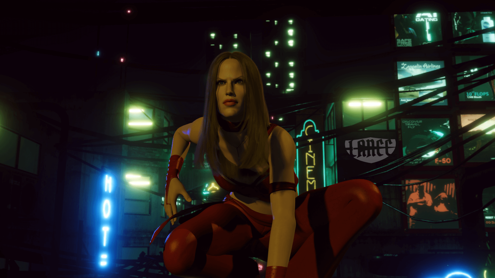 Elektra 3D Render, Digital Art by LanceColbert