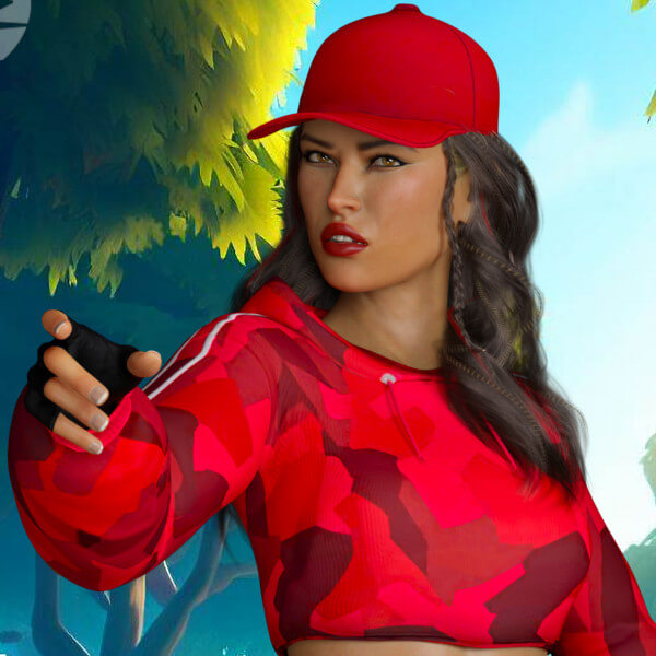 Island Ruby Bath Time 3D Render | RenderHub Gallery