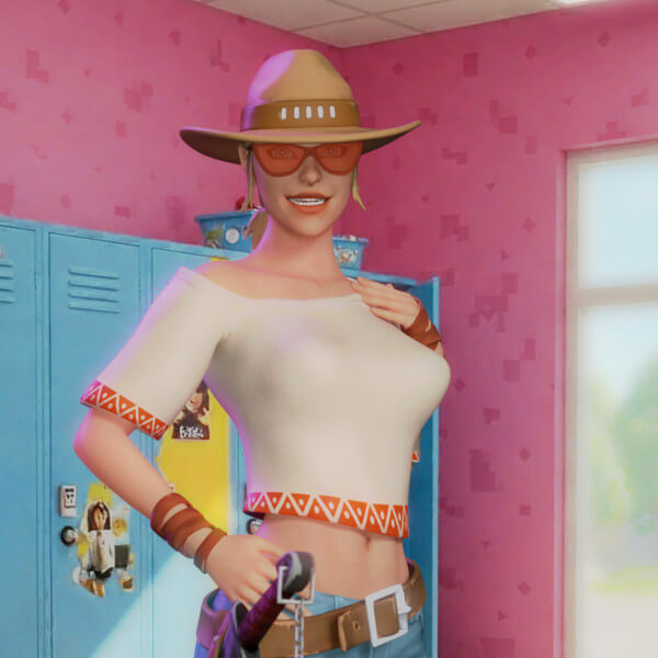 Fortnite Aphrodite 3d Render Digital Art By Lancecolbert