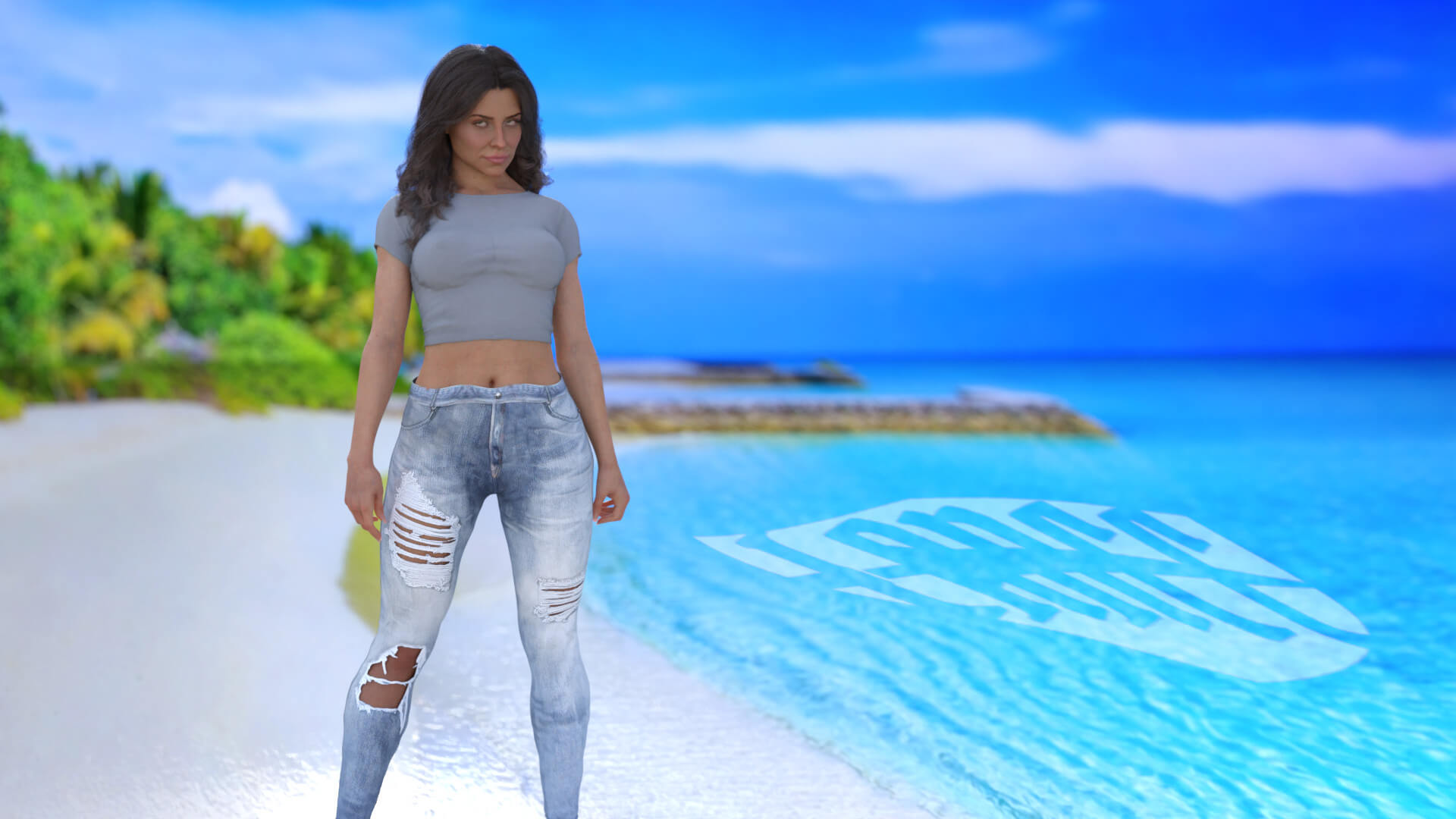 Kate Is LOST 3D Render, Digital Art by LanceColbert