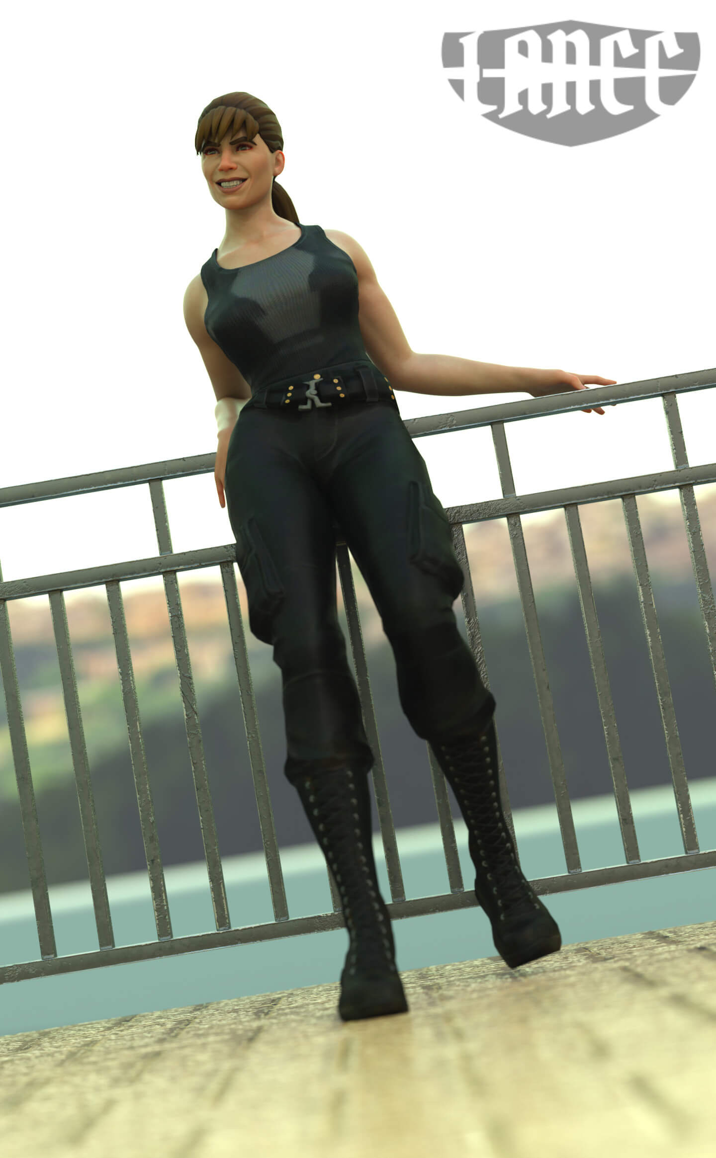 The Future Is Fine 3D Render, Digital Art by LanceColbert