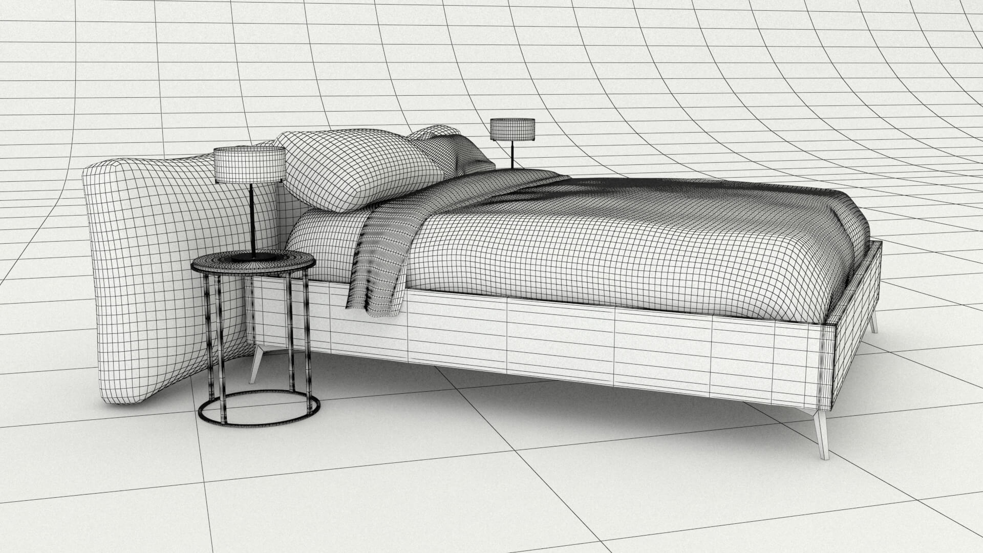 laos Bed number1 - 3D Model by LAOMUSIC ARTS