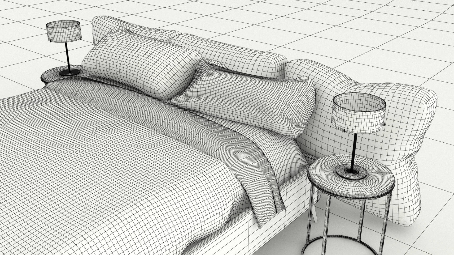 laos Bed number1 - 3D Model by LAOMUSIC ARTS
