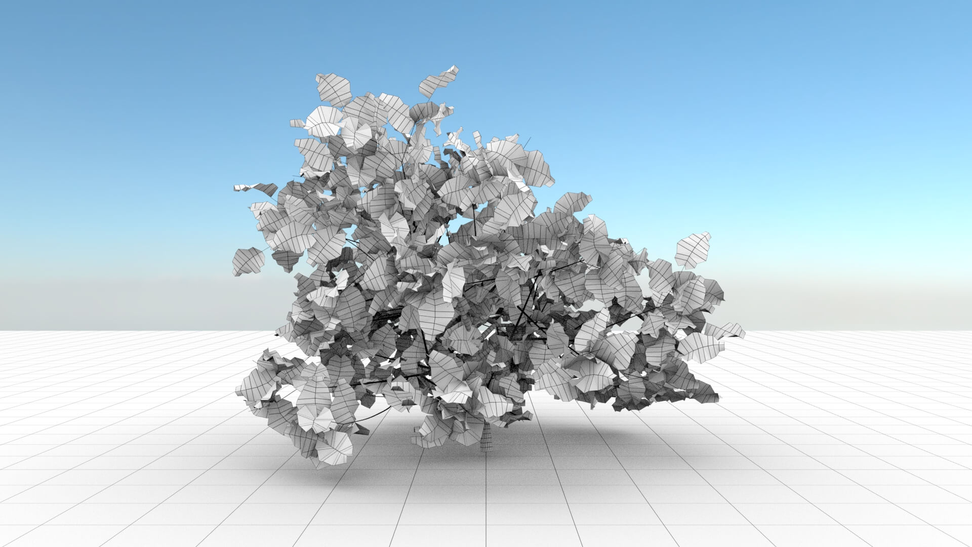 laos Bush 3D asset by LAOMUSIC ARTS