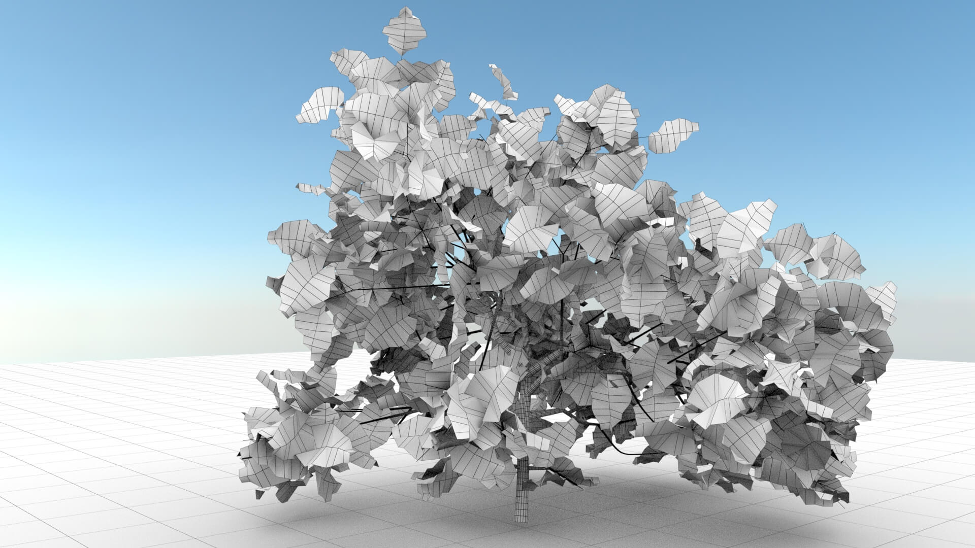 laos Bush 3D asset by LAOMUSIC ARTS