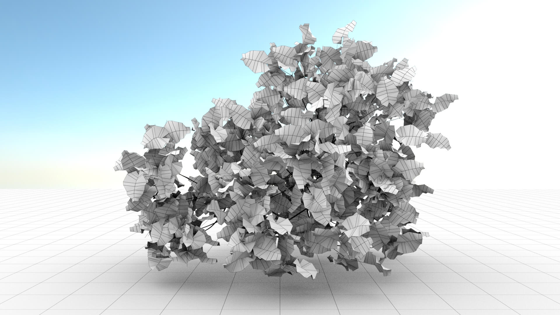 laos Bush 3D asset by LAOMUSIC ARTS