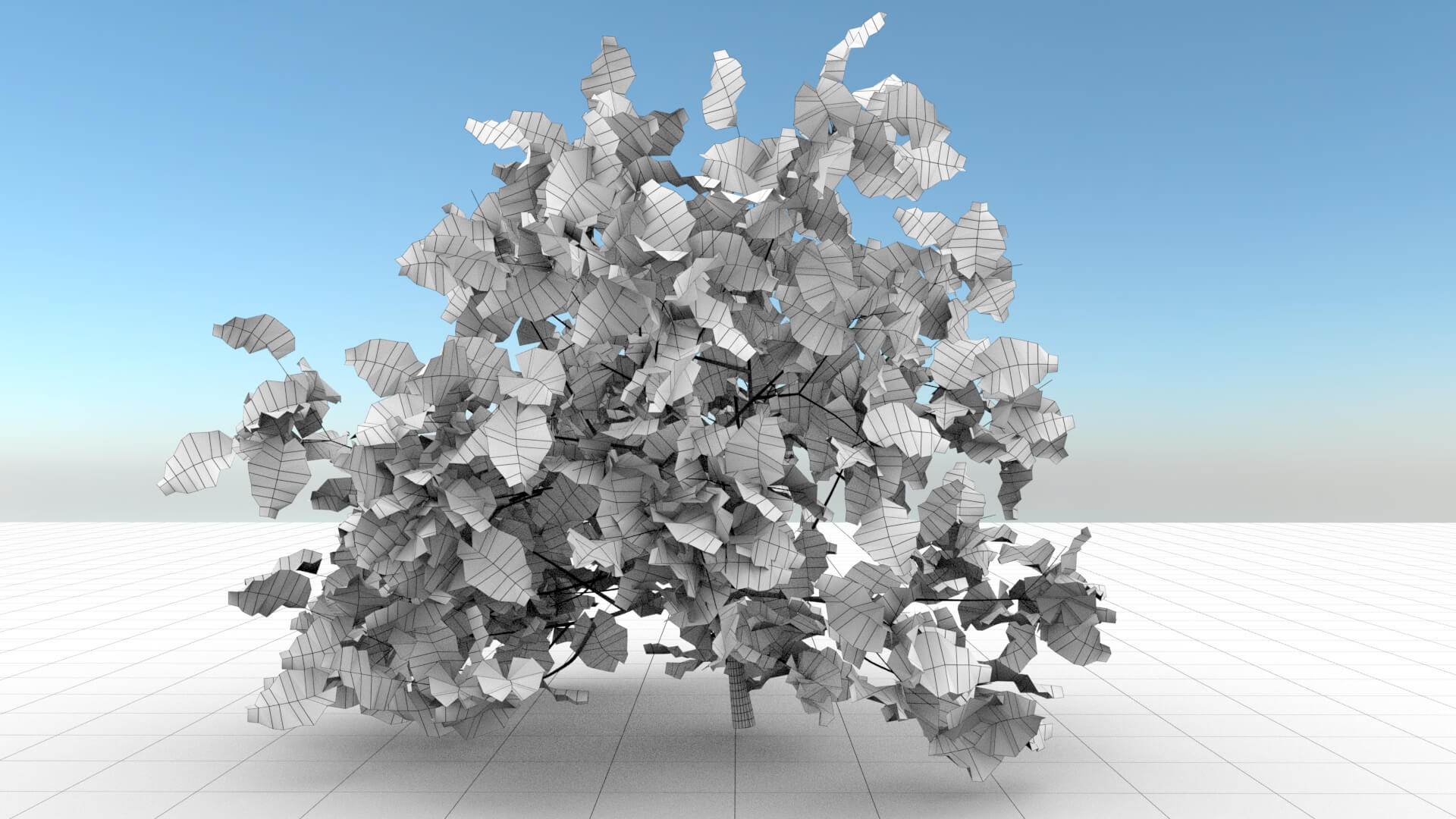 laos Bush 3D asset by LAOMUSIC ARTS