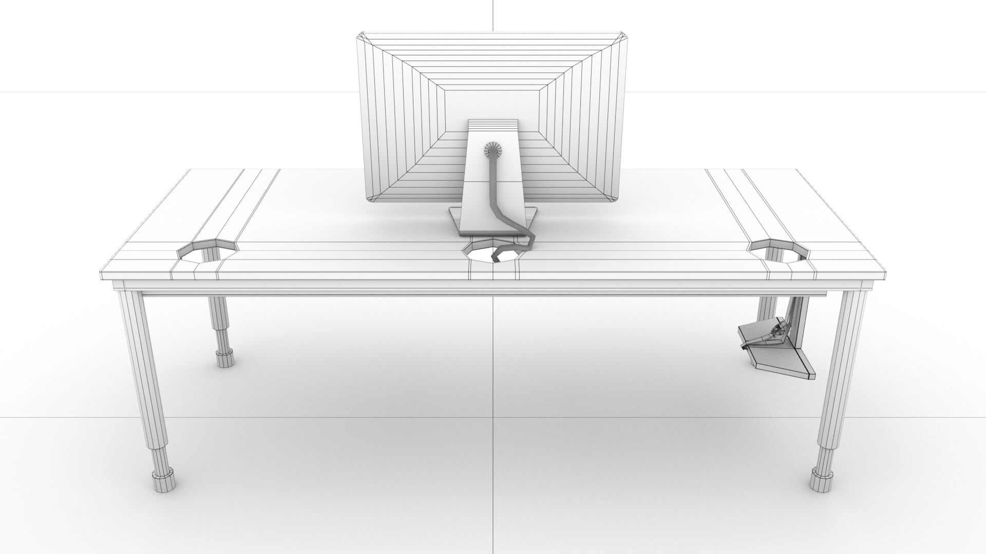 Laos Computer Desk - 3D Model by LAOMUSIC ARTS