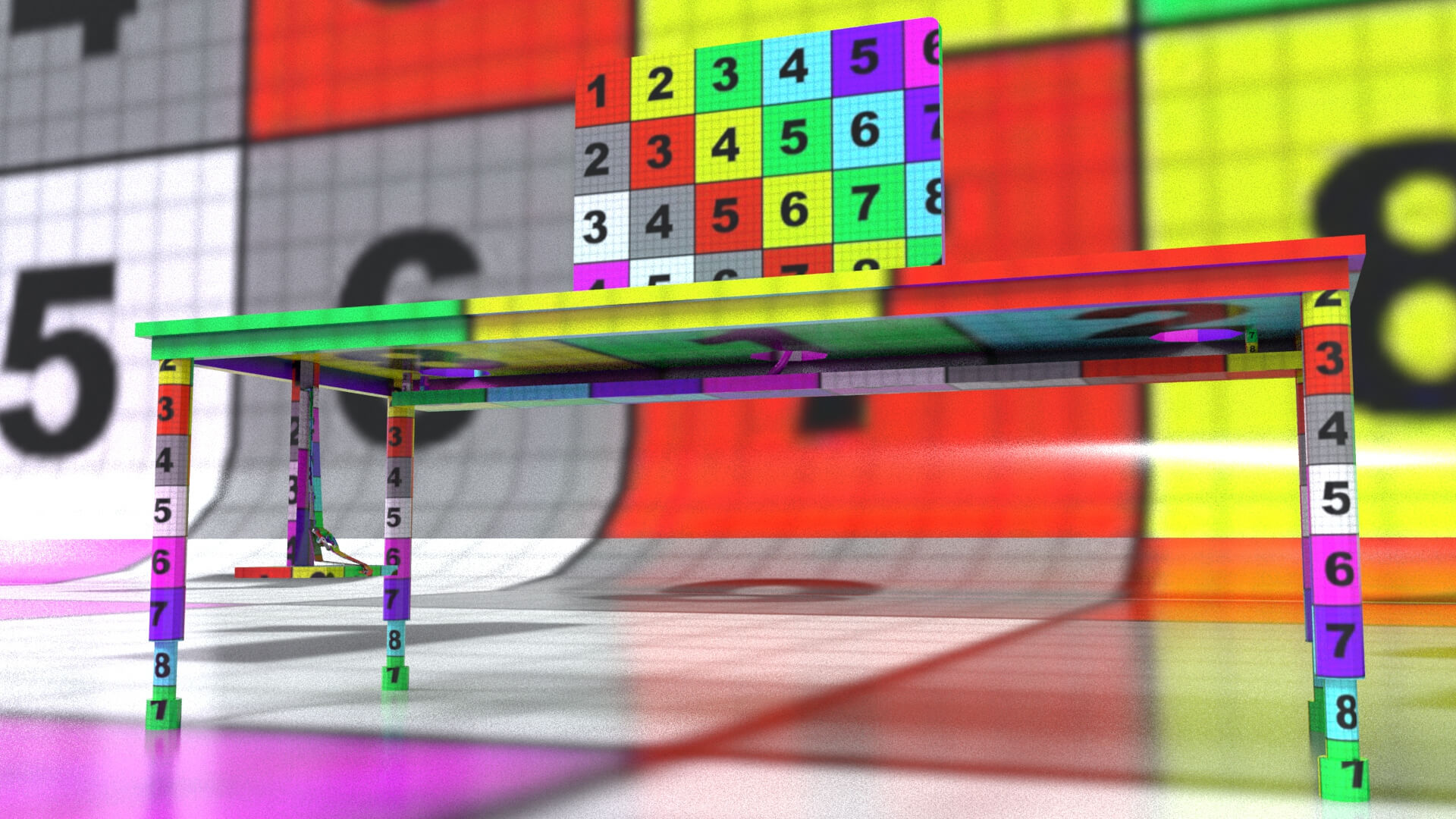 Laos Computer Desk - 3D Model by LAOMUSIC ARTS