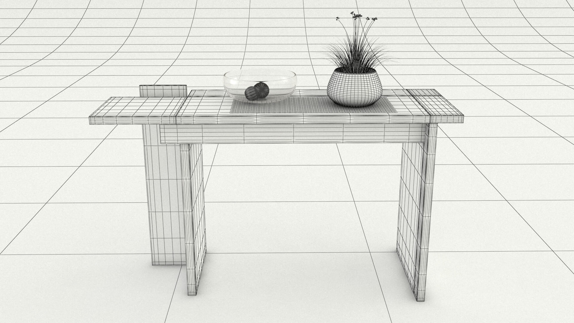 laos Console Table - 3D Model by LAOMUSIC ARTS