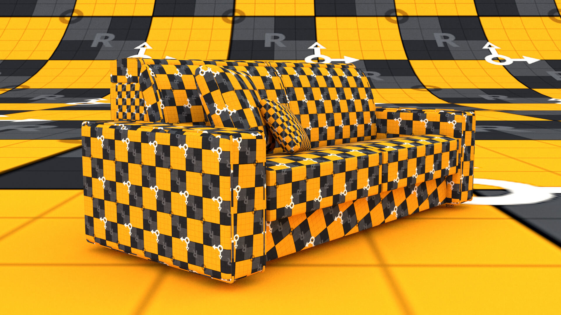 laos Design Sofa - 3D Model by LAOMUSIC ARTS