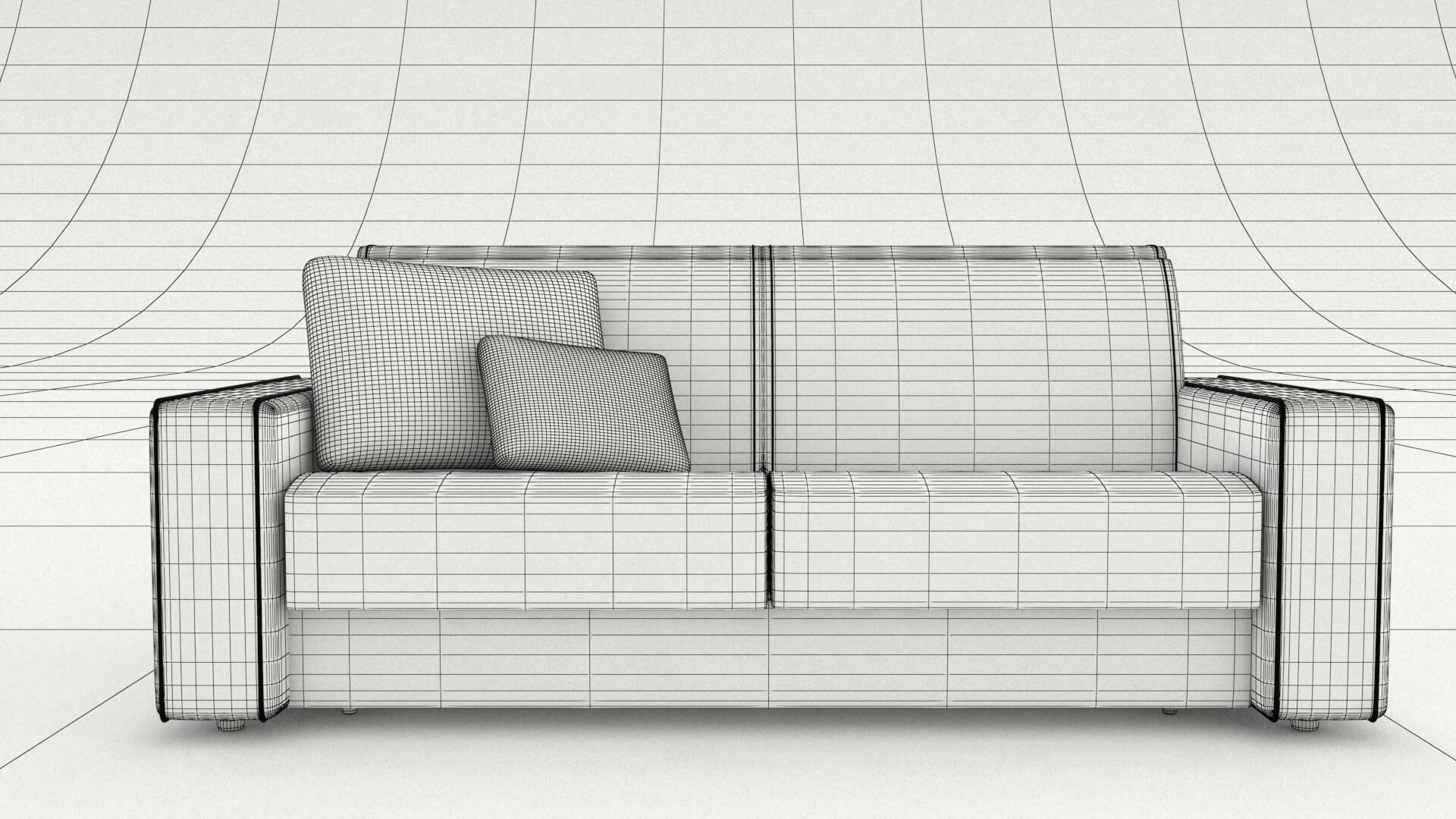 laos Design Sofa - 3D Model by LAOMUSIC ARTS