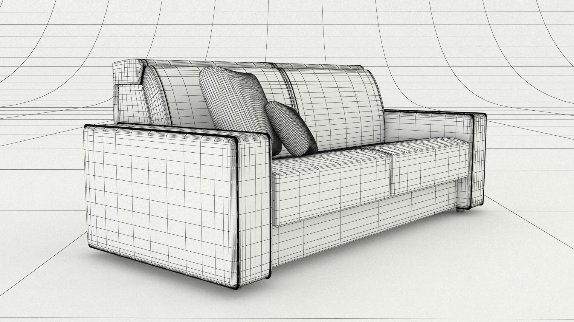 laos Design Sofa - 3D Model by LAOMUSIC ARTS