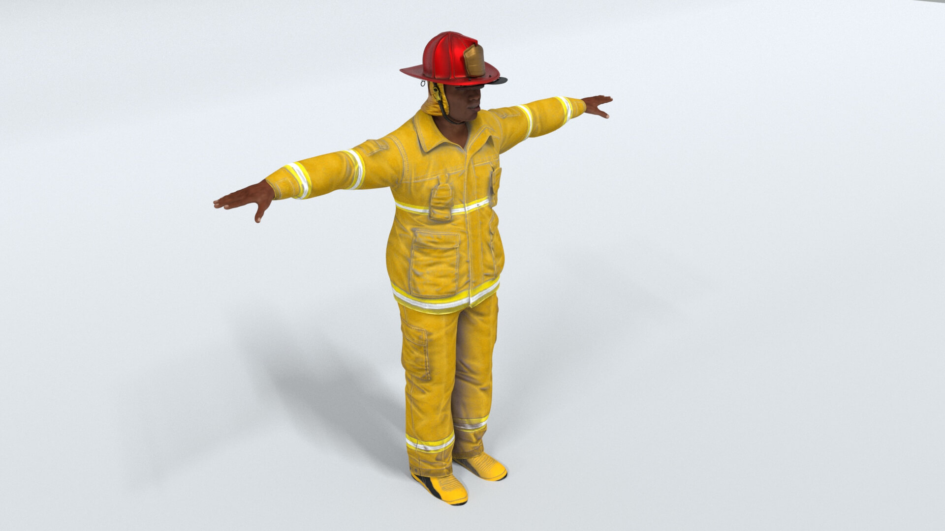 laos Fire Fighter - 3D Model by LAOMUSIC ARTS