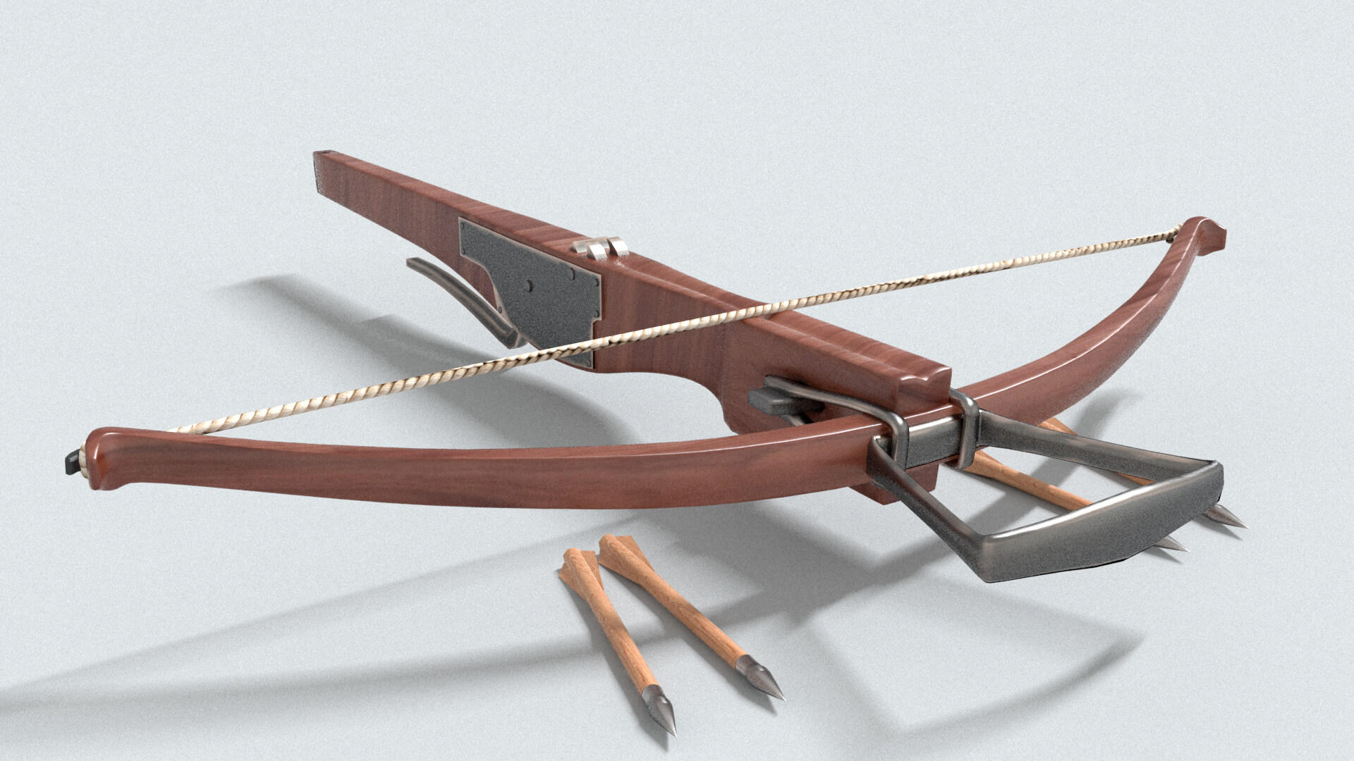 laos Game Crossbow - 3D Model by LAOMUSIC ARTS