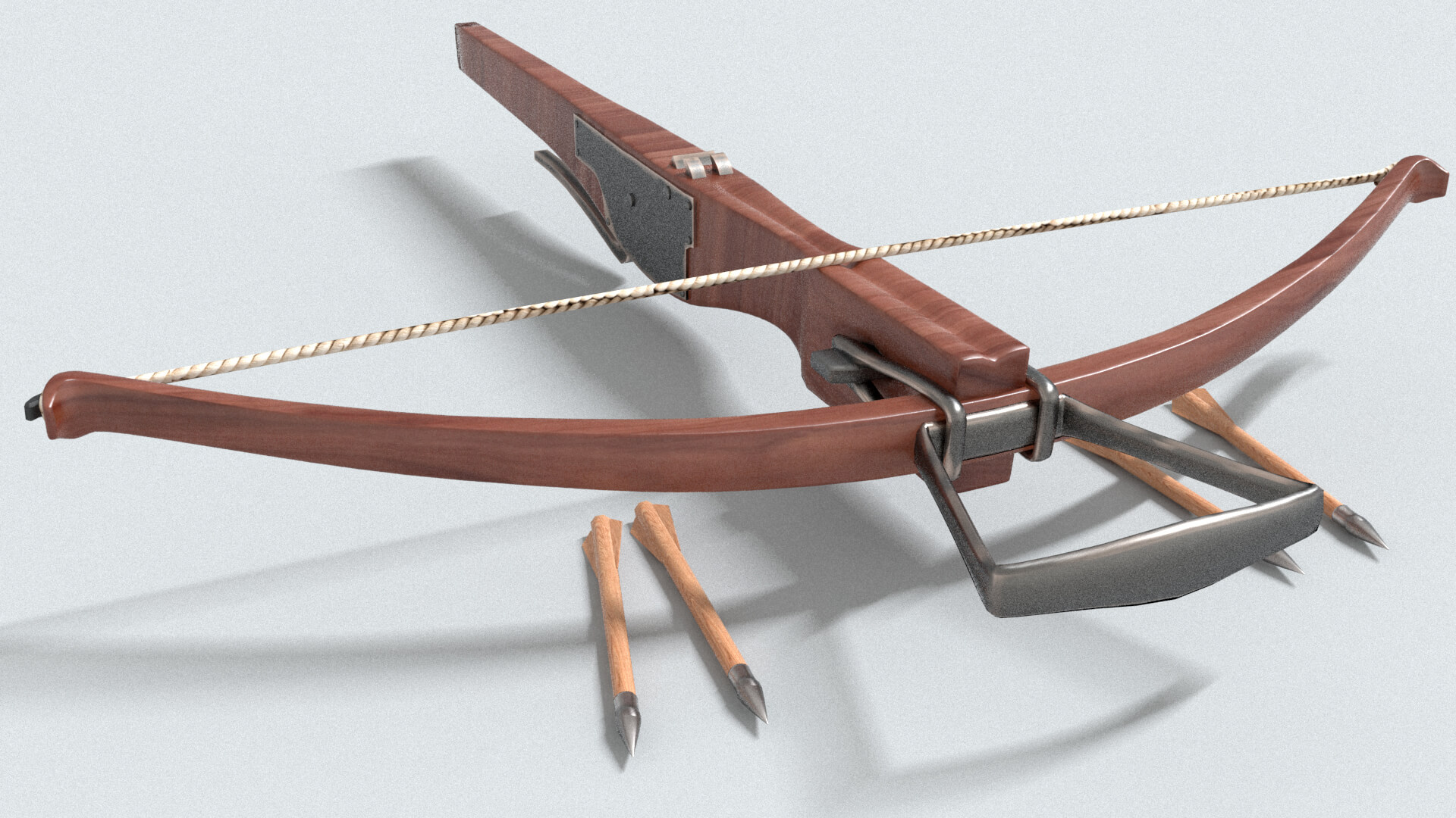 laos Game Crossbow - 3D Model by LAOMUSIC ARTS
