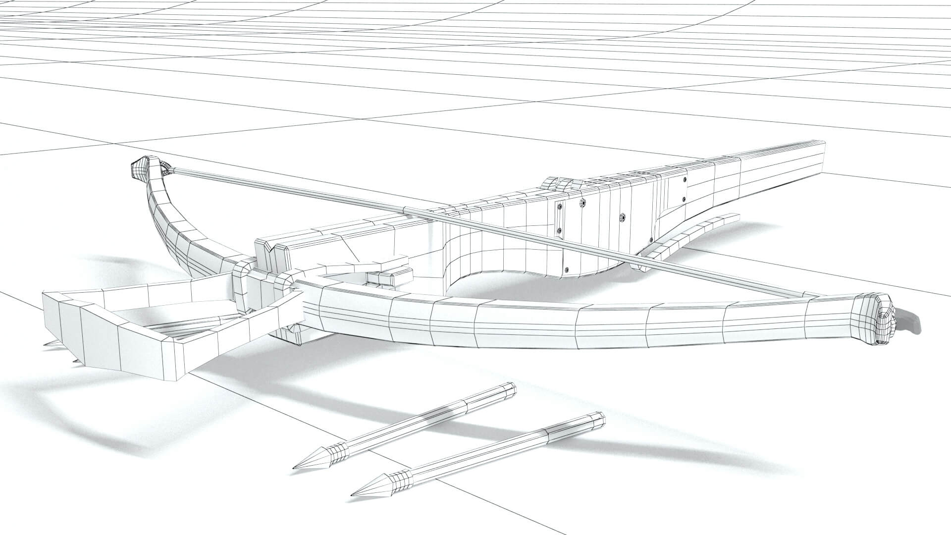 laos Game Crossbow - 3D Model by LAOMUSIC ARTS