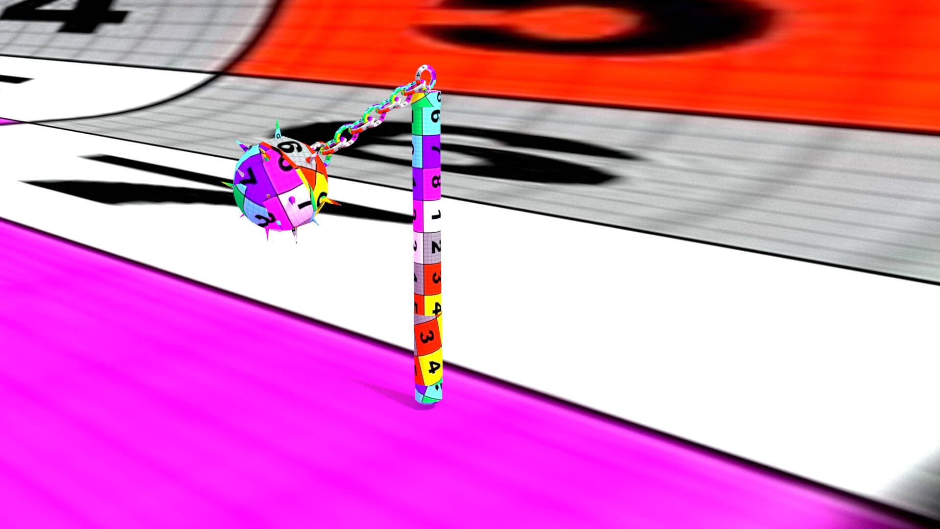 laos Game Medieval Flail - 3D Model by LAOMUSIC ARTS