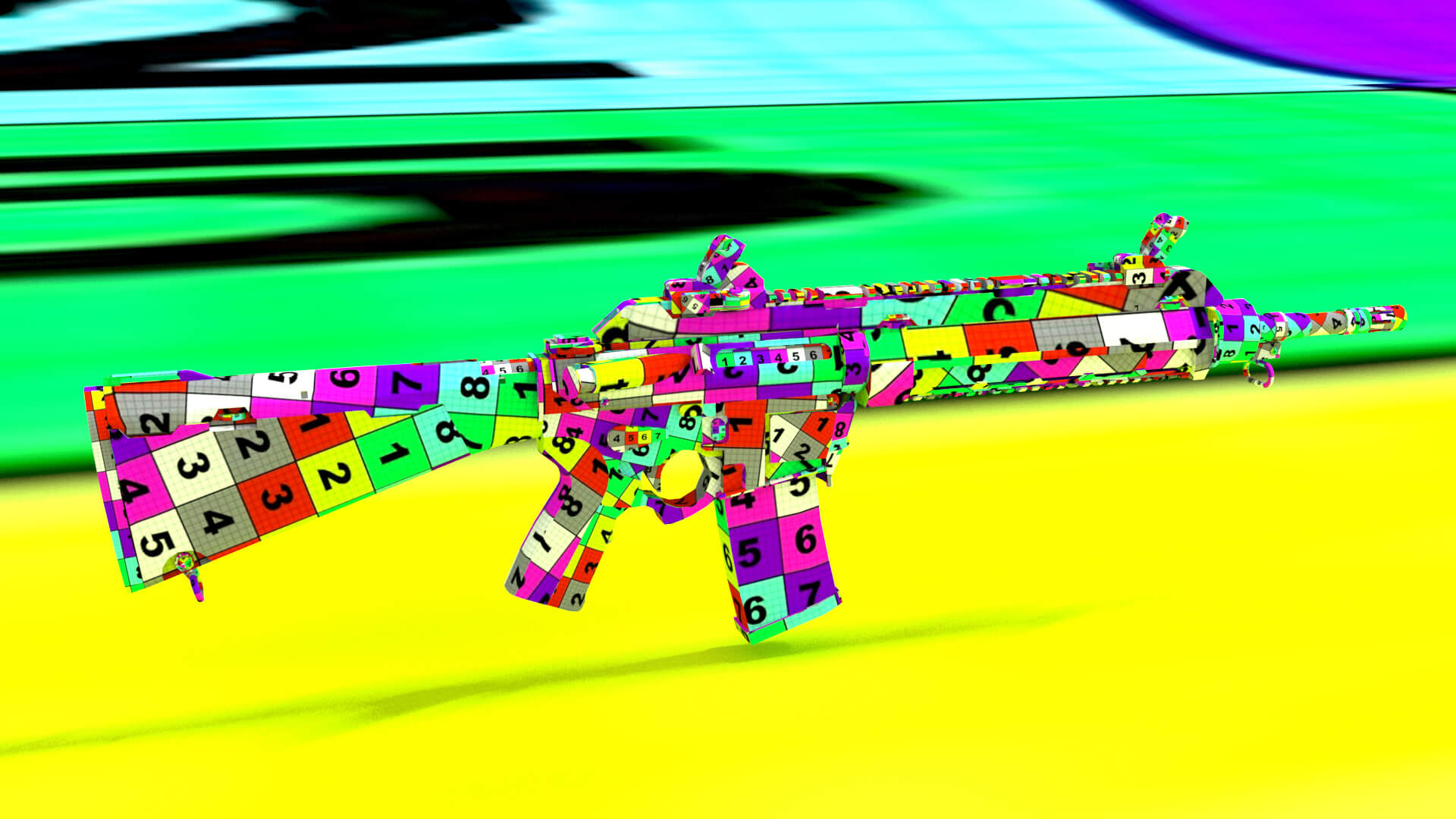 laos Game Rifle - 3D Model by LAOMUSIC ARTS