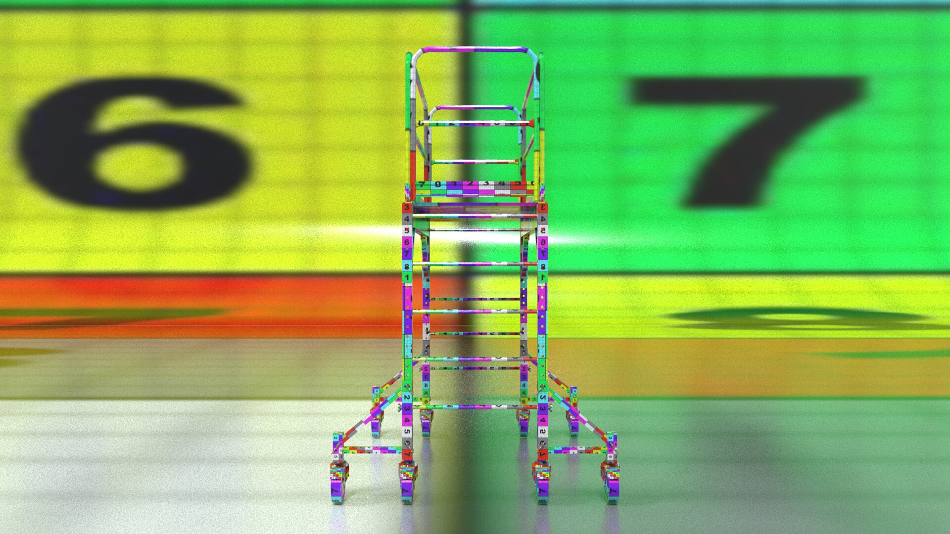 laos Game Scaffold - 3D Model by LAOMUSIC ARTS