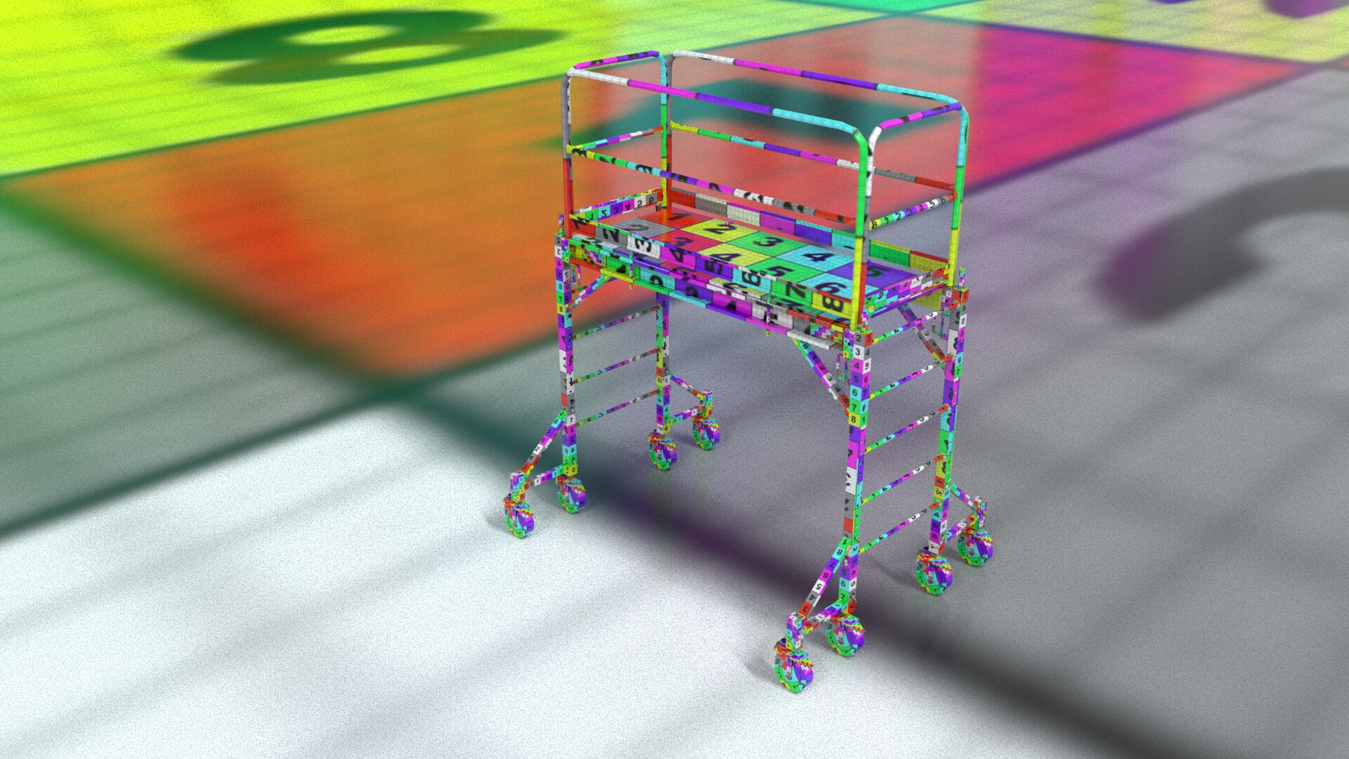 laos Game Scaffold - 3D Model by LAOMUSIC ARTS