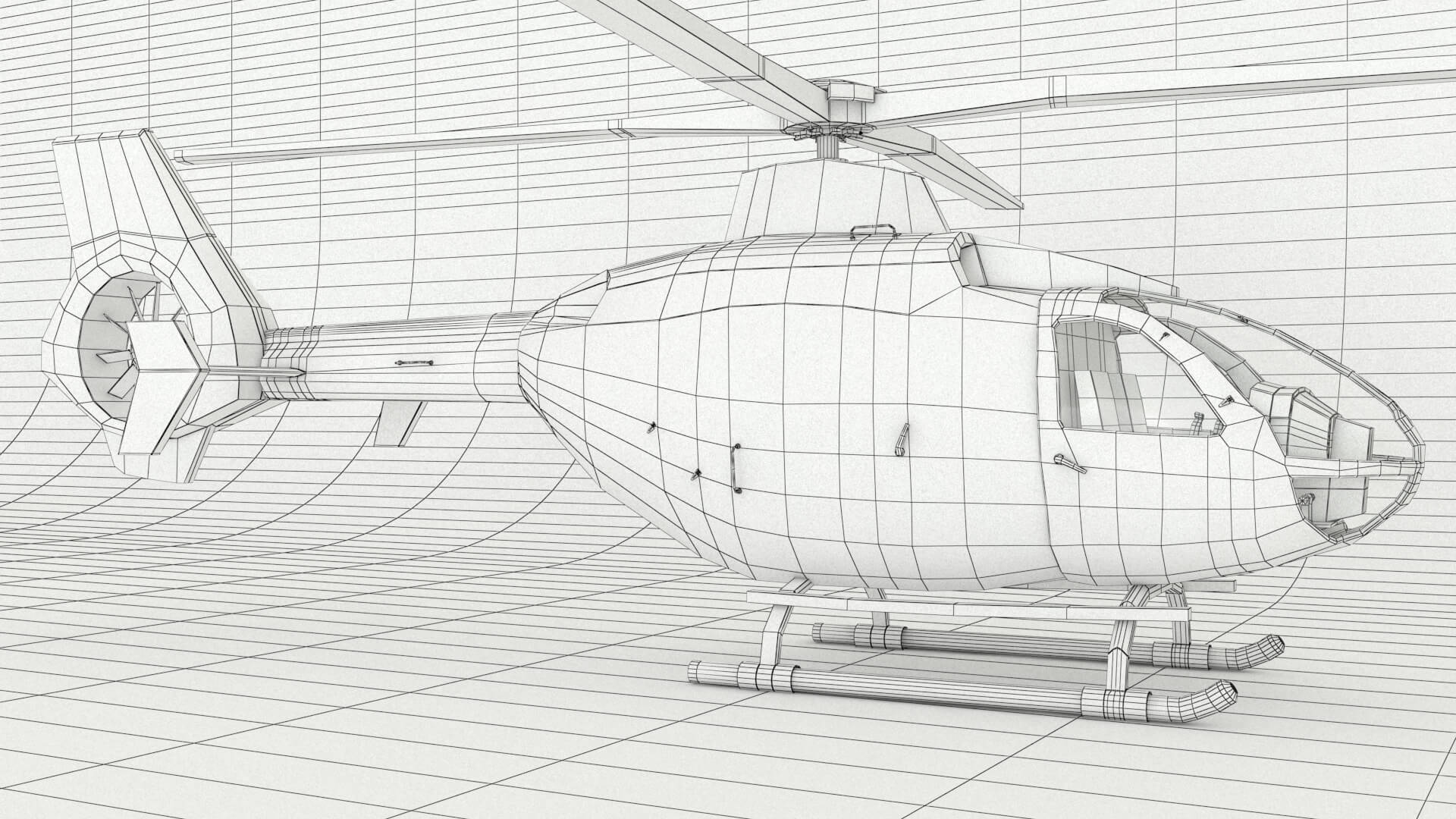 laos Airbus H145 - 3D Model by LAOMUSIC ARTS