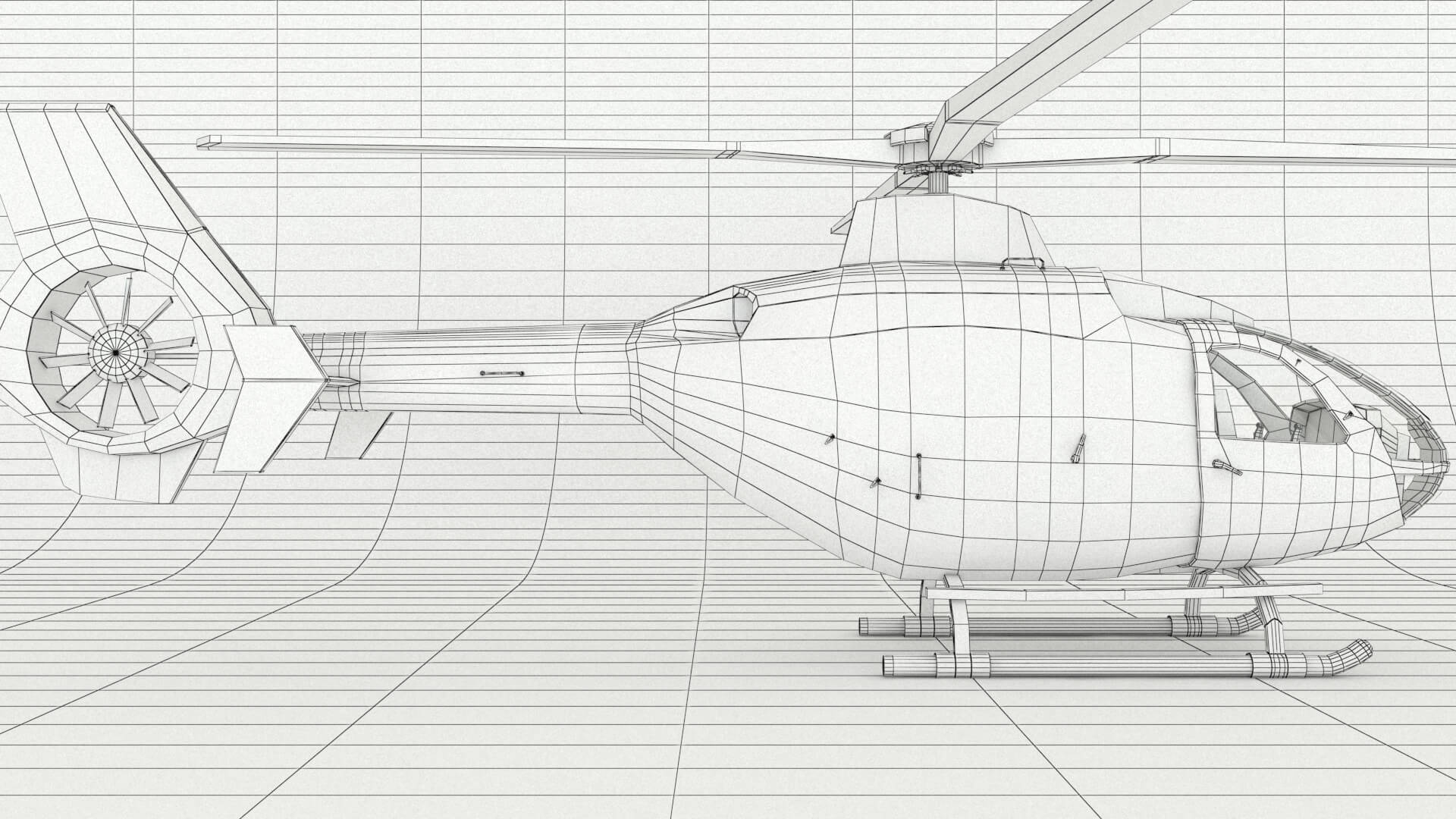 laos Airbus H145 - 3D Model by LAOMUSIC ARTS